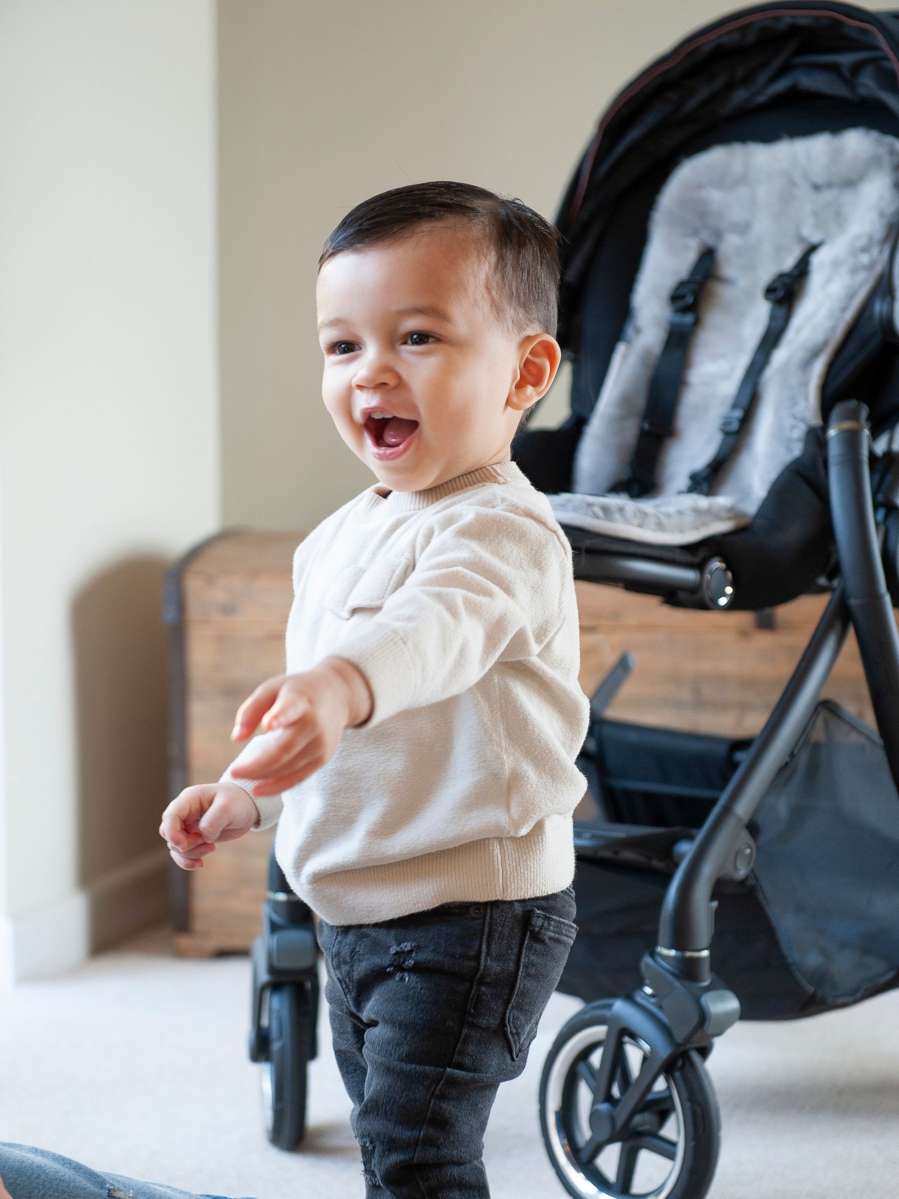 Buy Naturally Sheepskins Grey Baby Original Sheepskin Pram Liner from ...