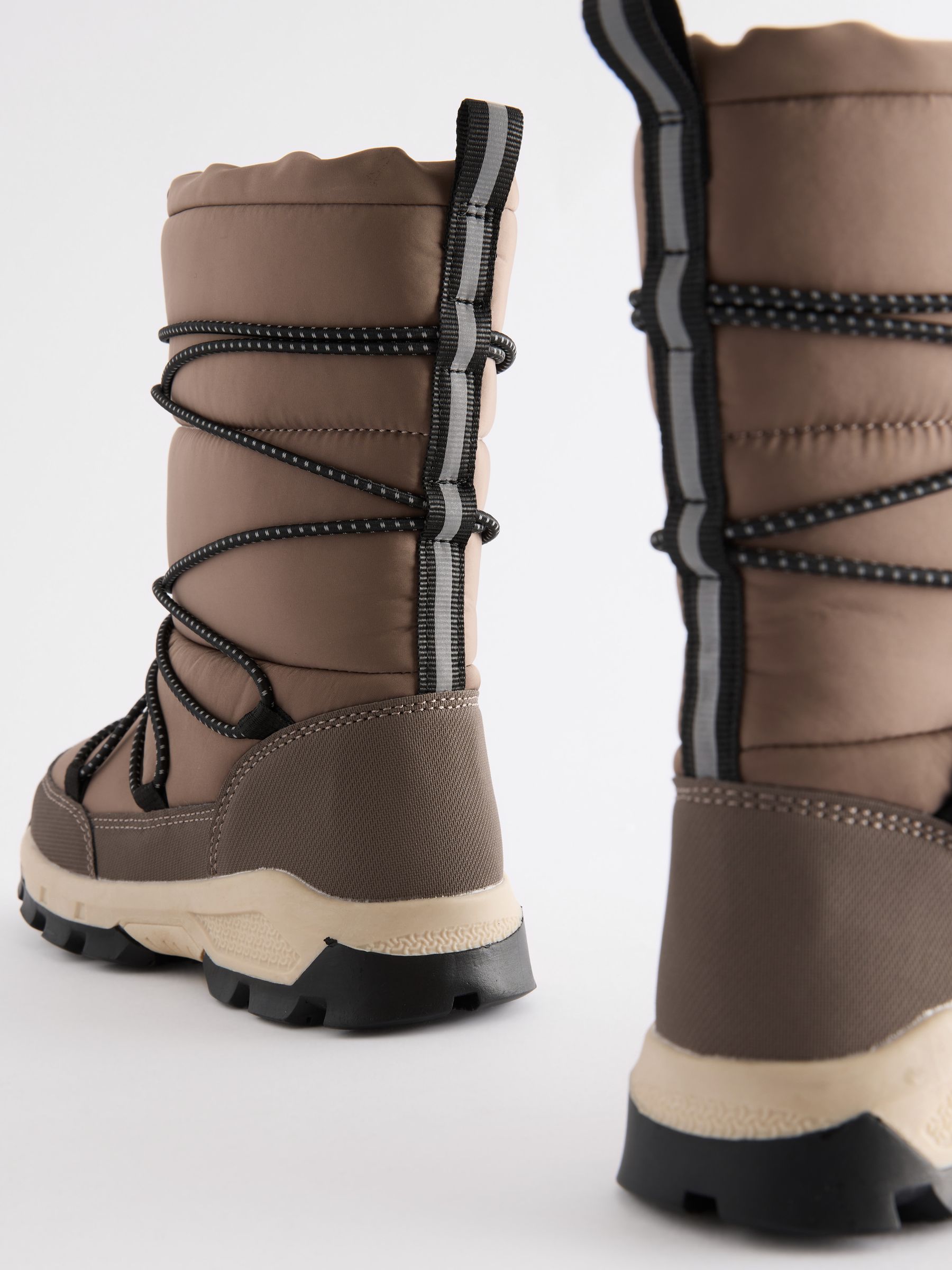Buy Neutral Waterproof Bungee Cord Snow Boots from the Next UK online shop