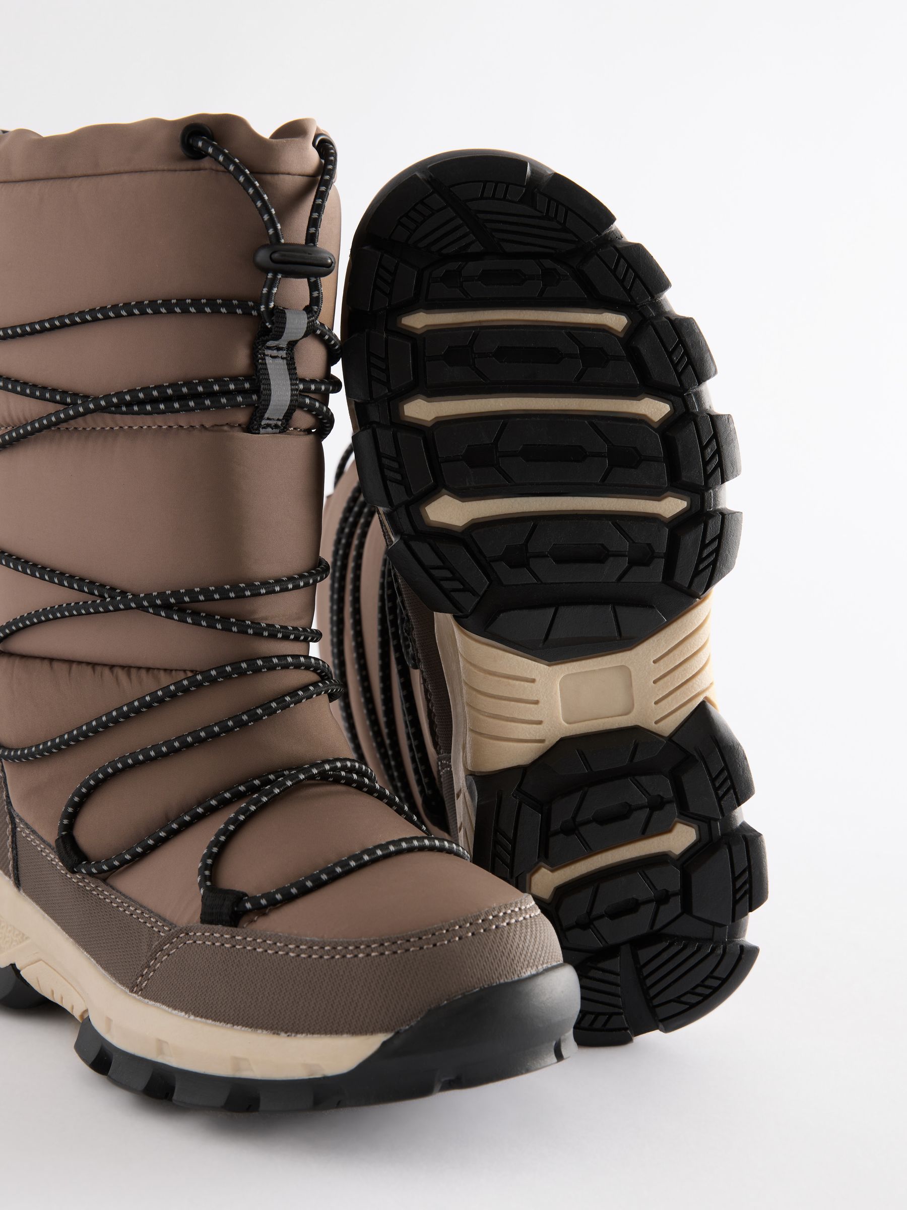Buy Neutral Waterproof Bungee Cord Snow Boots from the Next UK online shop