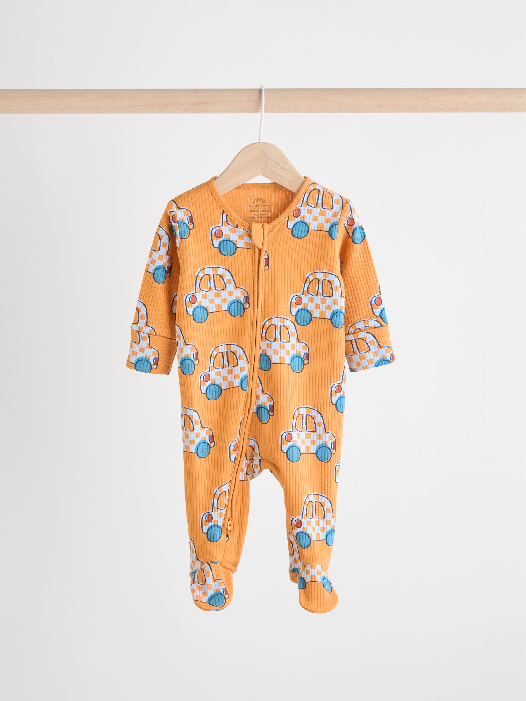 Buy Bright Baby 2 Way Zip Sleepsuits 3 Pack (0mths-2yrs) from Next ...