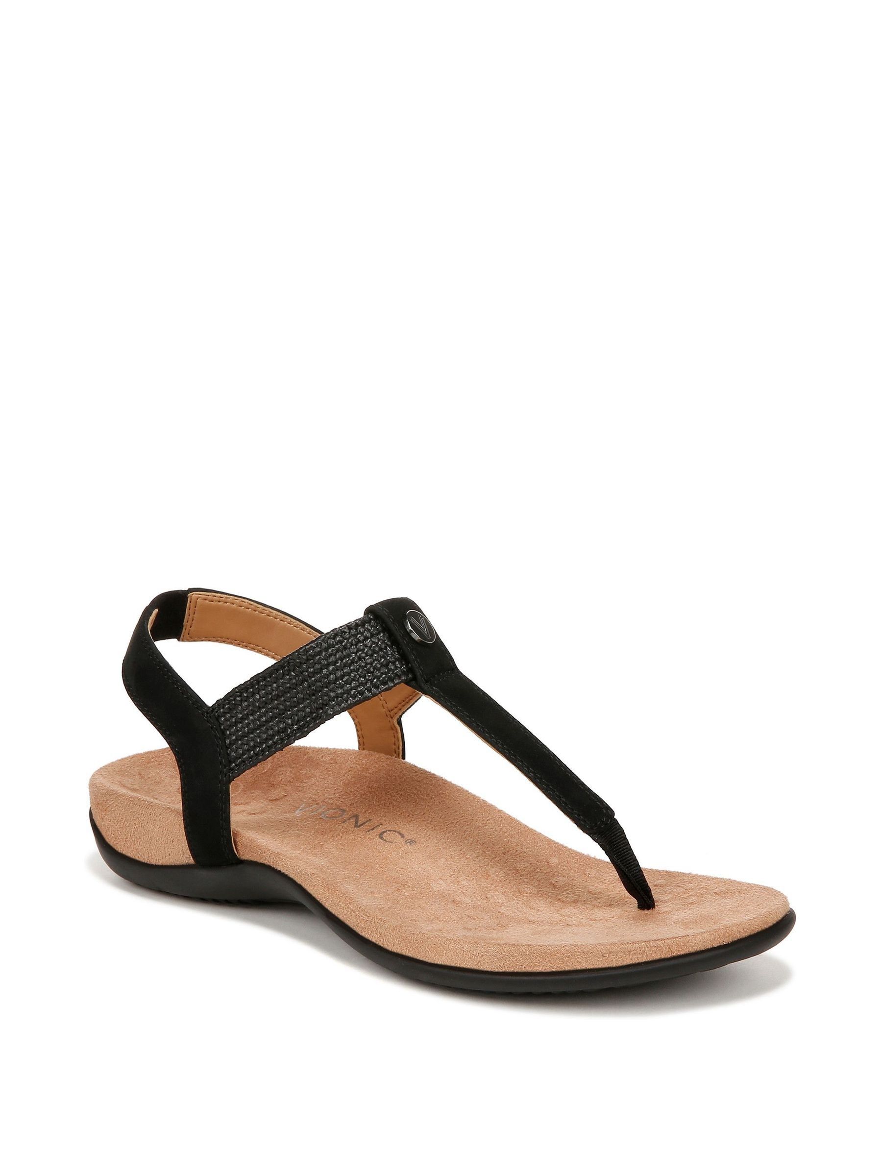 Buy Vionic Black Brea Wide Fit Arch Support Toe Post Sandals from the Next UK online shop