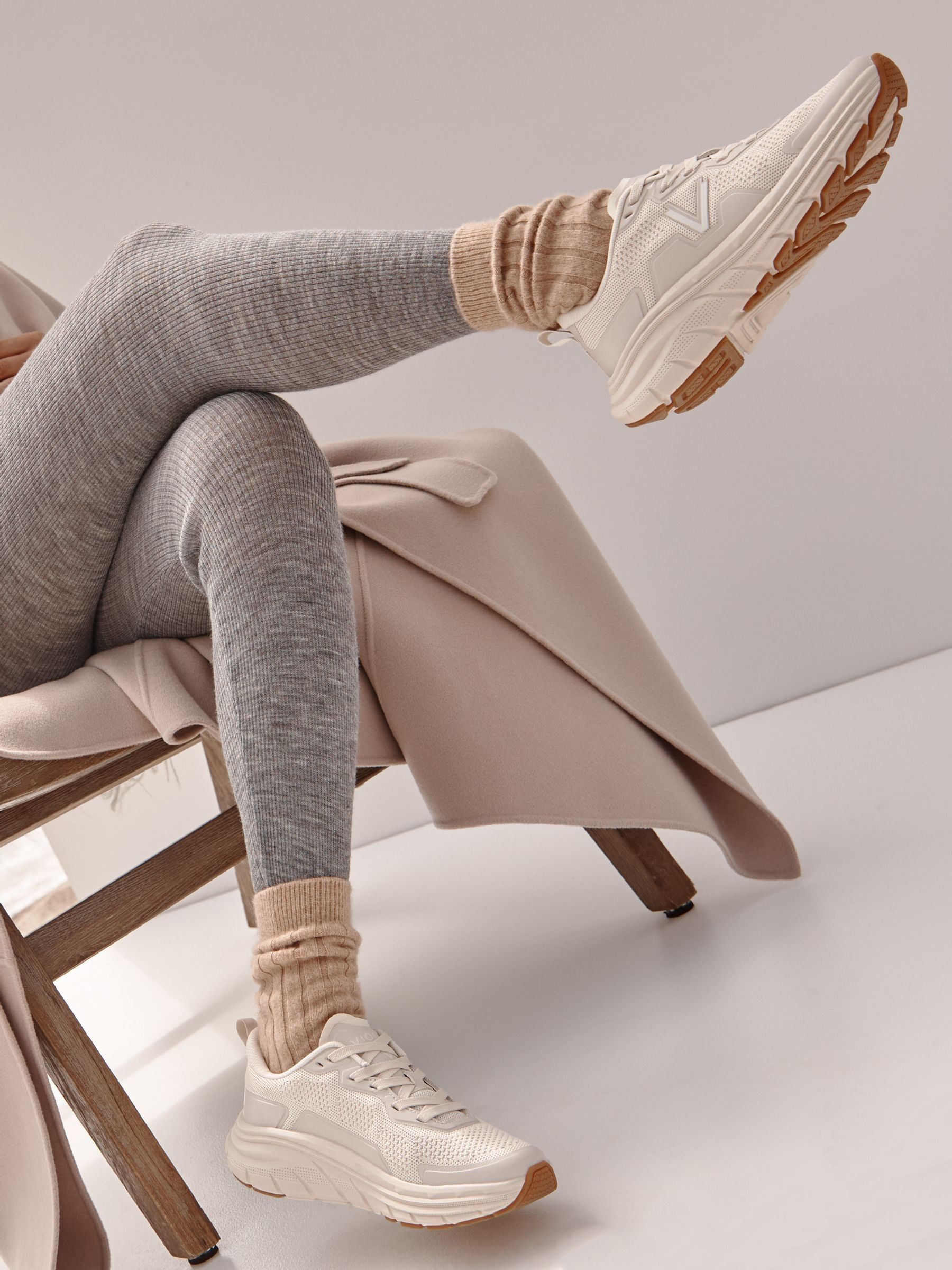 Buy Vionic Cream Walk Max Wide Fit Arch Support Trainers from the Next ...