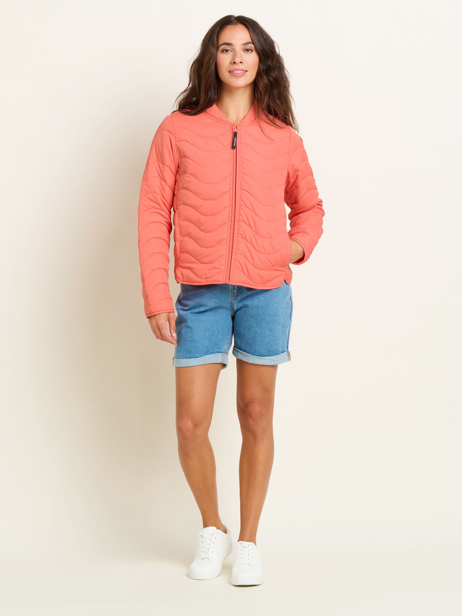 Buy Brakeburn Pink Wave Quilted Jacket from the Next UK online shop