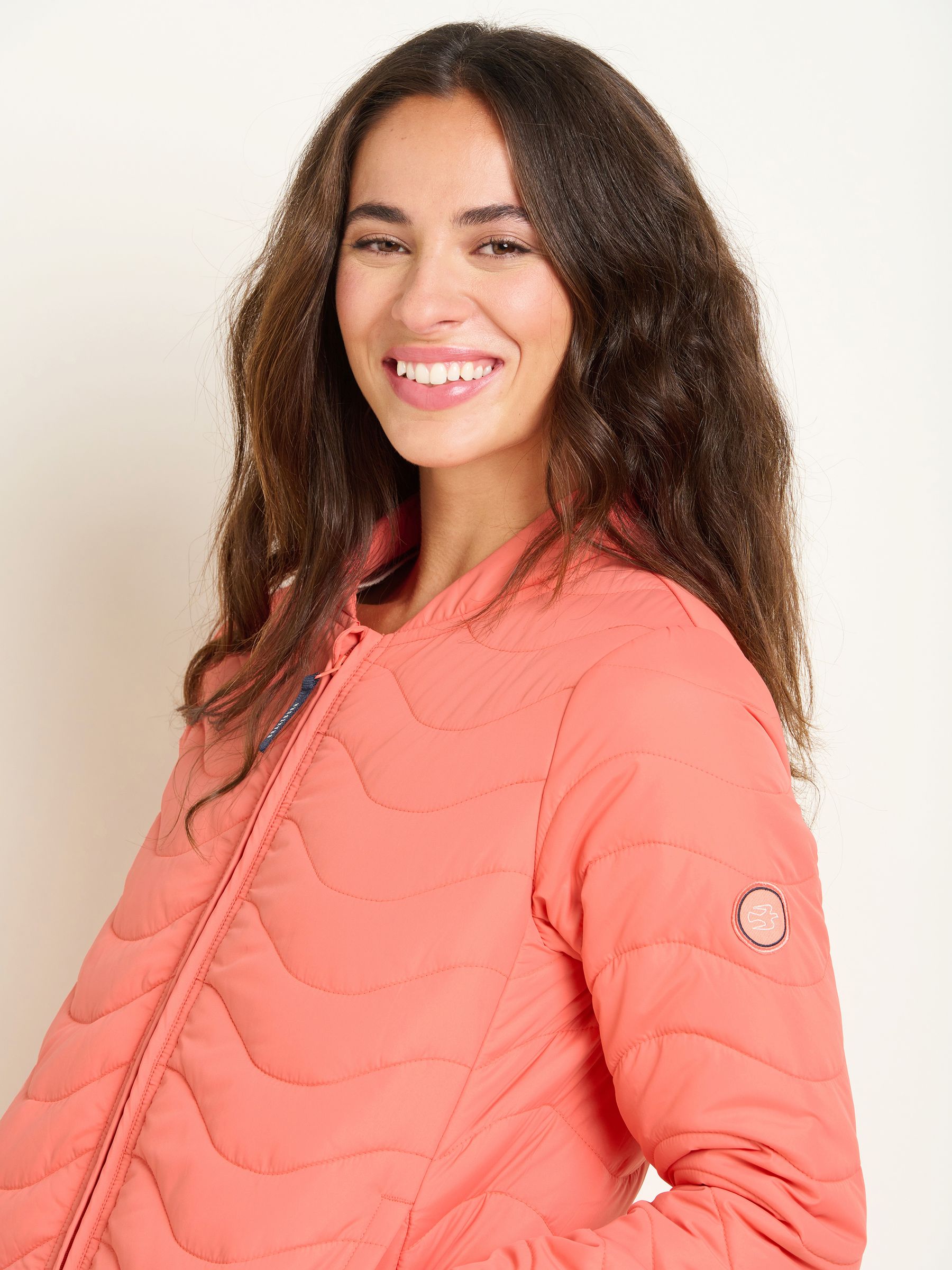 Buy Brakeburn Pink Wave Quilted Jacket from the Next UK online shop