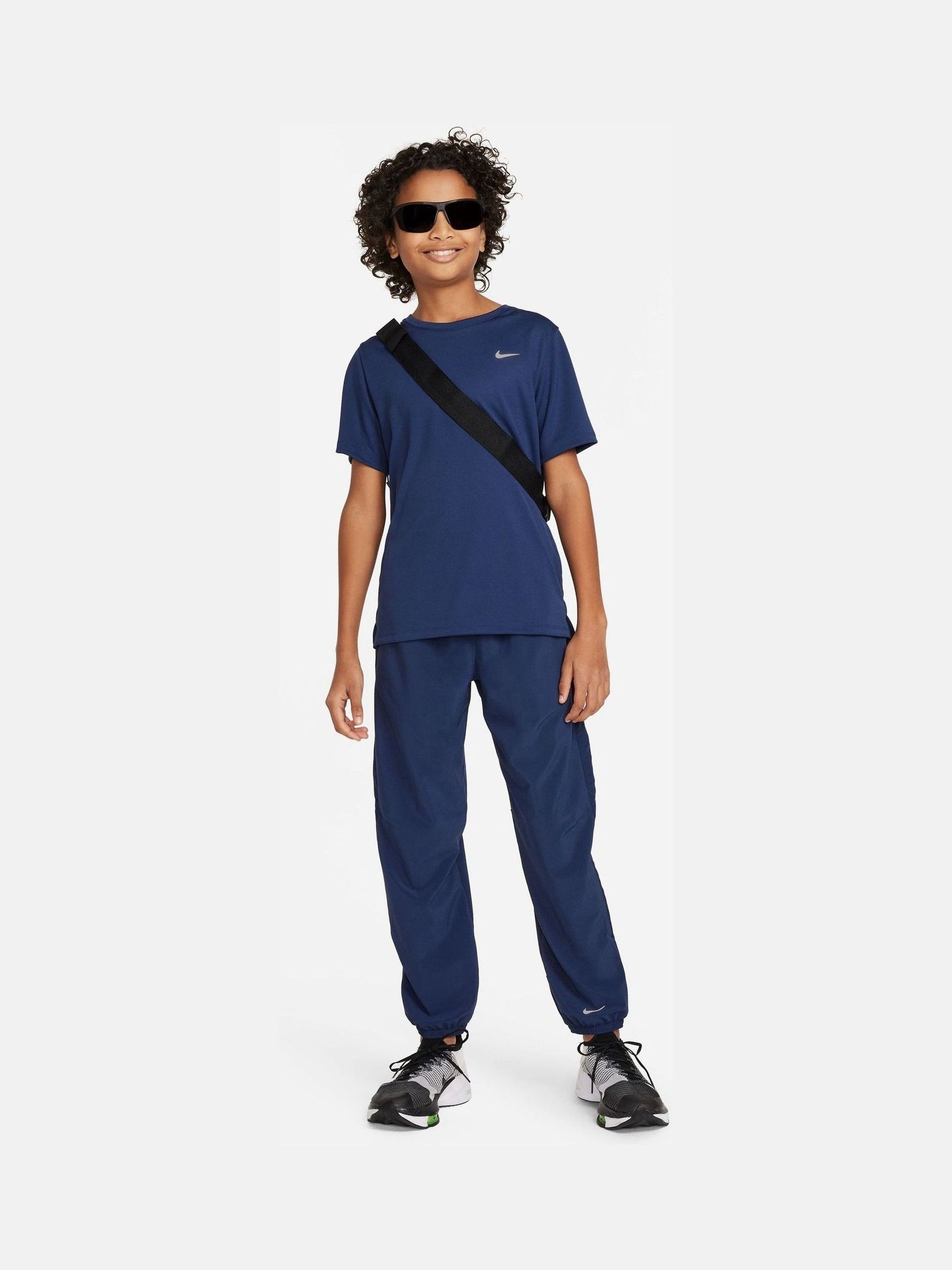 Buy Nike Dark Blue Dri-FIT Miler Training Top from the Next UK online shop