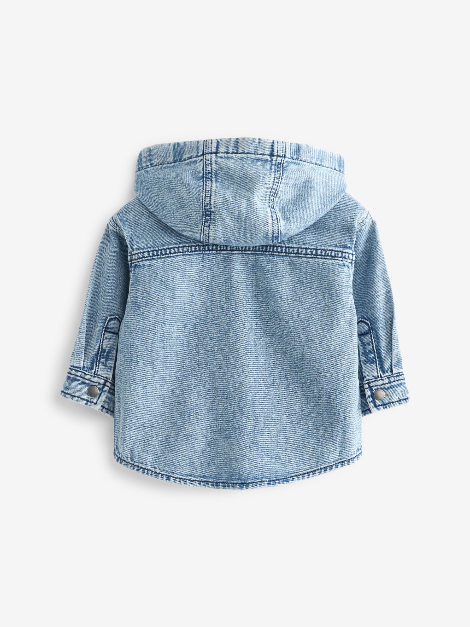 Buy Blue 100% Cotton Denim Shacket (3mths-7yrs) from Next Australia