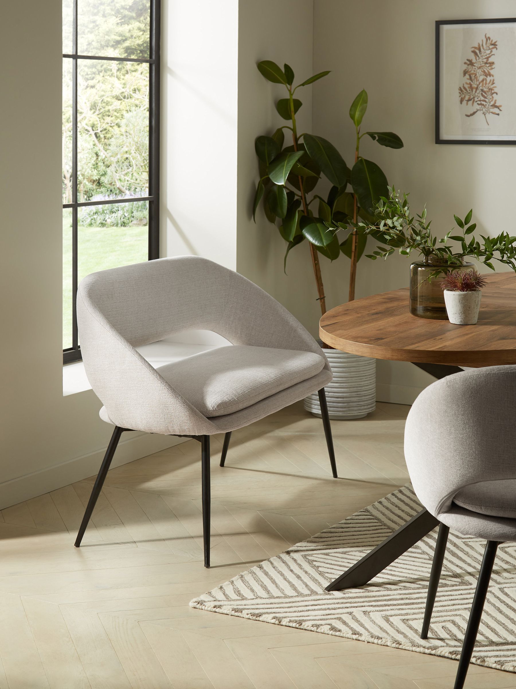 Buy Tweedy Plain Light Natural Hewitt Dining Bench from the Next UK ...