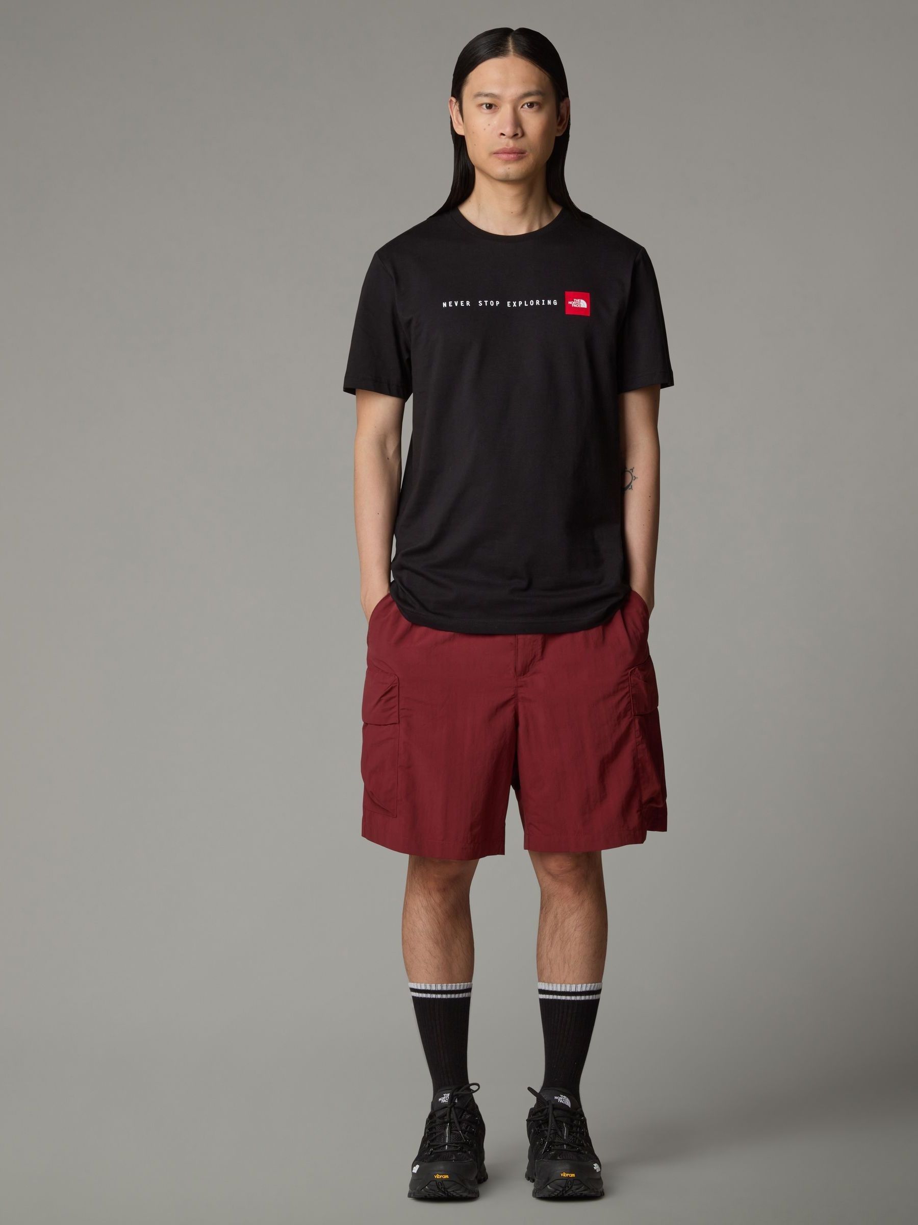 Buy The North Face Black Never Stop Exploring T-Shirt from the Next UK online shop