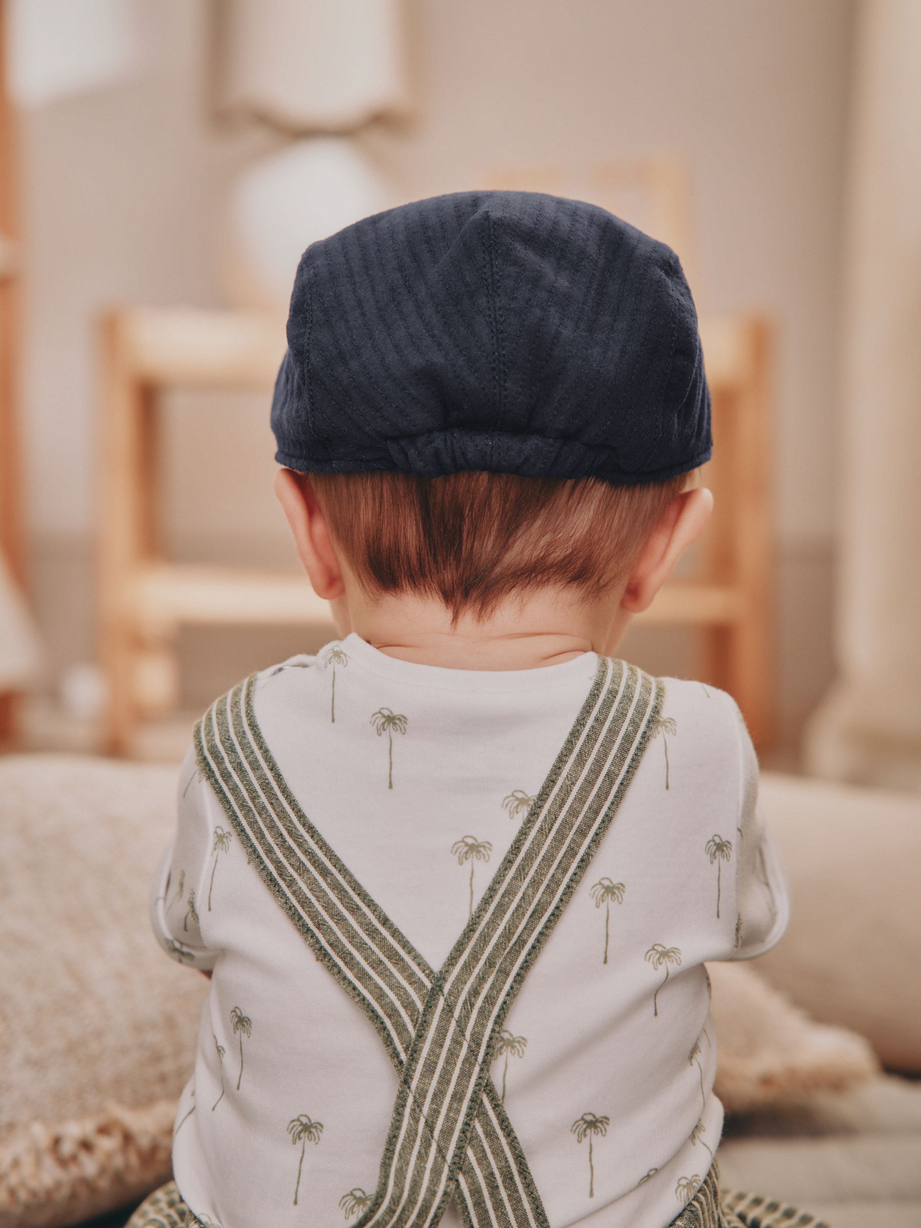Buy Navy Blue Flat Cap (0mths-2yrs) from the Next UK online shop