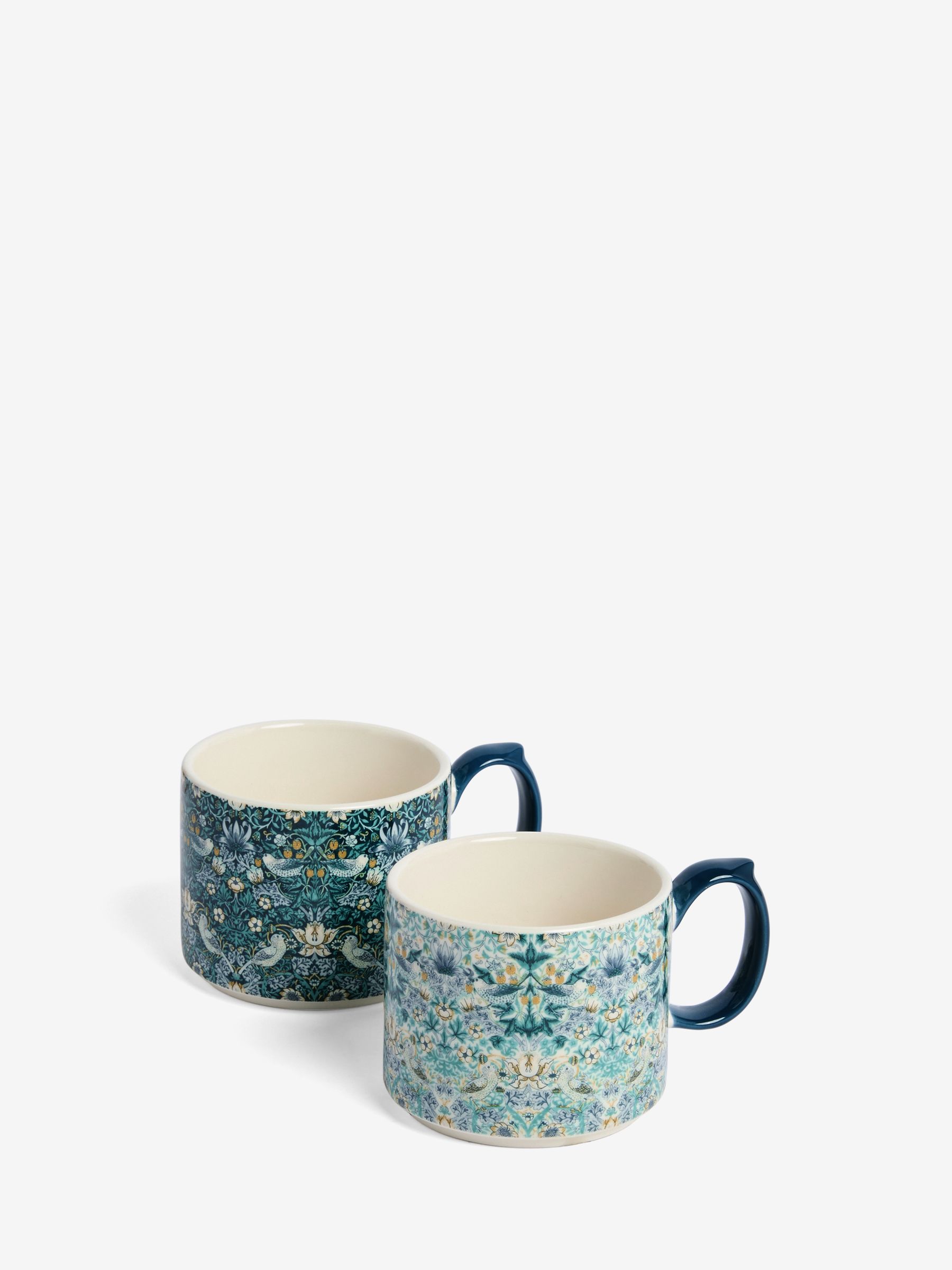 Buy Clarke and Clarke Set of 2 Teal Blue William Morris Designs ...