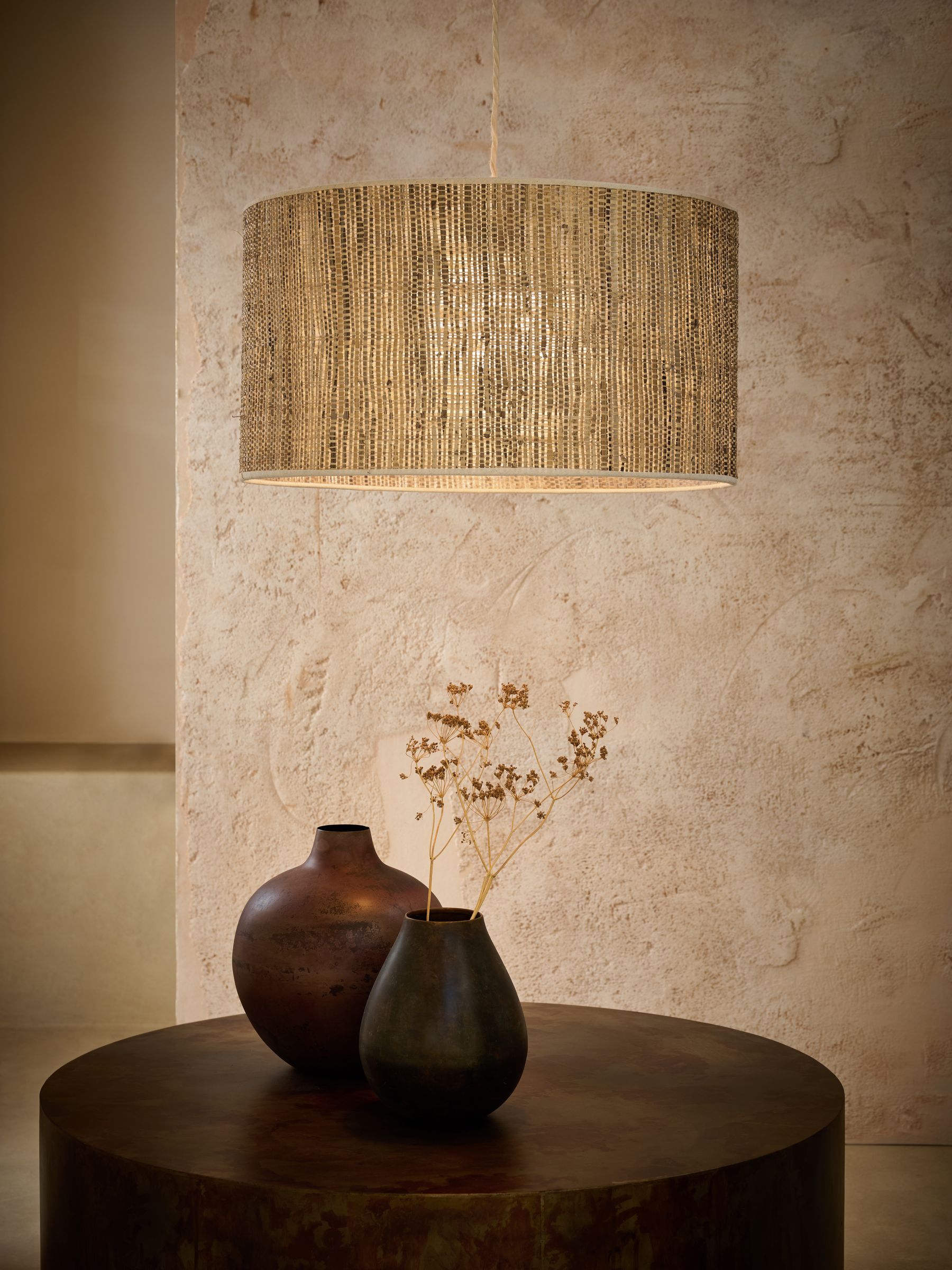 Buy French Connection Natural Chana Easyfit Lamp Shade Ceiling Lights ...