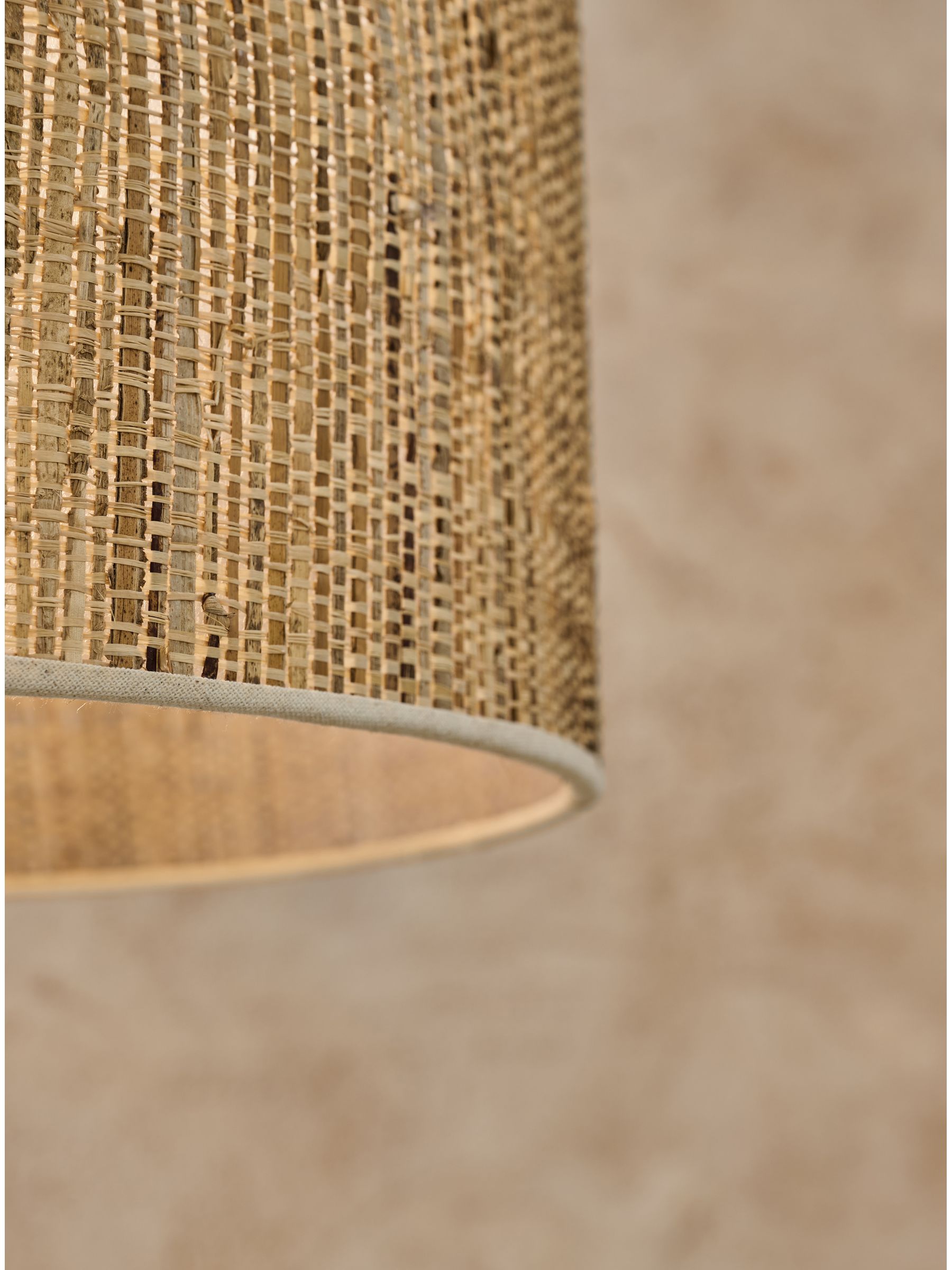 Buy French Connection Natural Chana Easyfit Lamp Shade Ceiling Lights ...