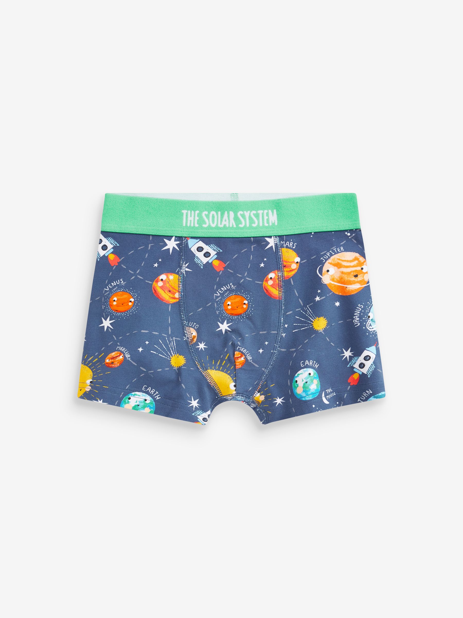 Buy Space Print Trunks 5 Pack (1.5-12yrs) from Next Ireland