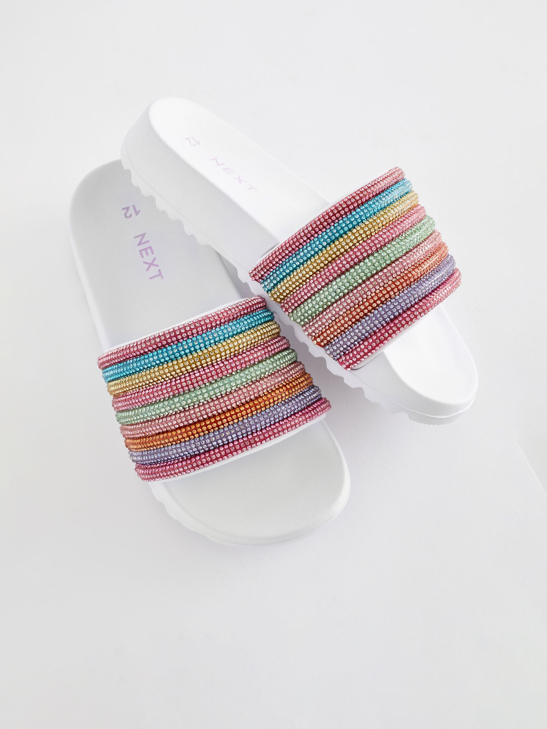 Buy Rainbow Woven Sliders from the Next UK online shop