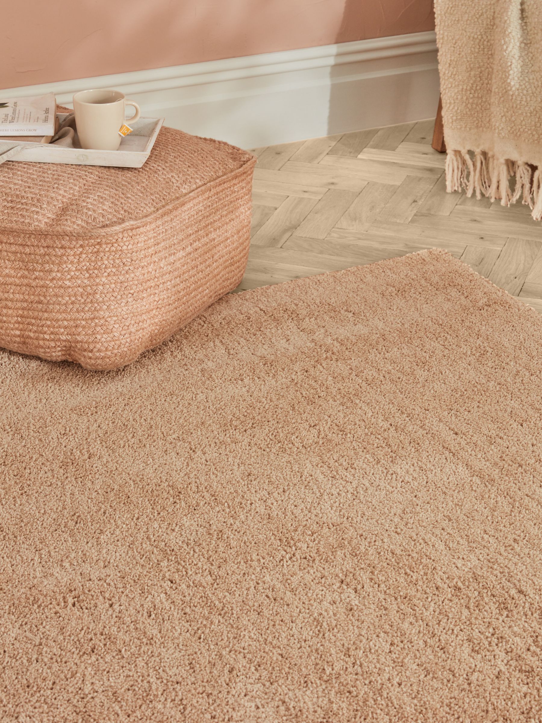 Buy Natural Cosy Washable Shaggy Rug from the Next UK online shop