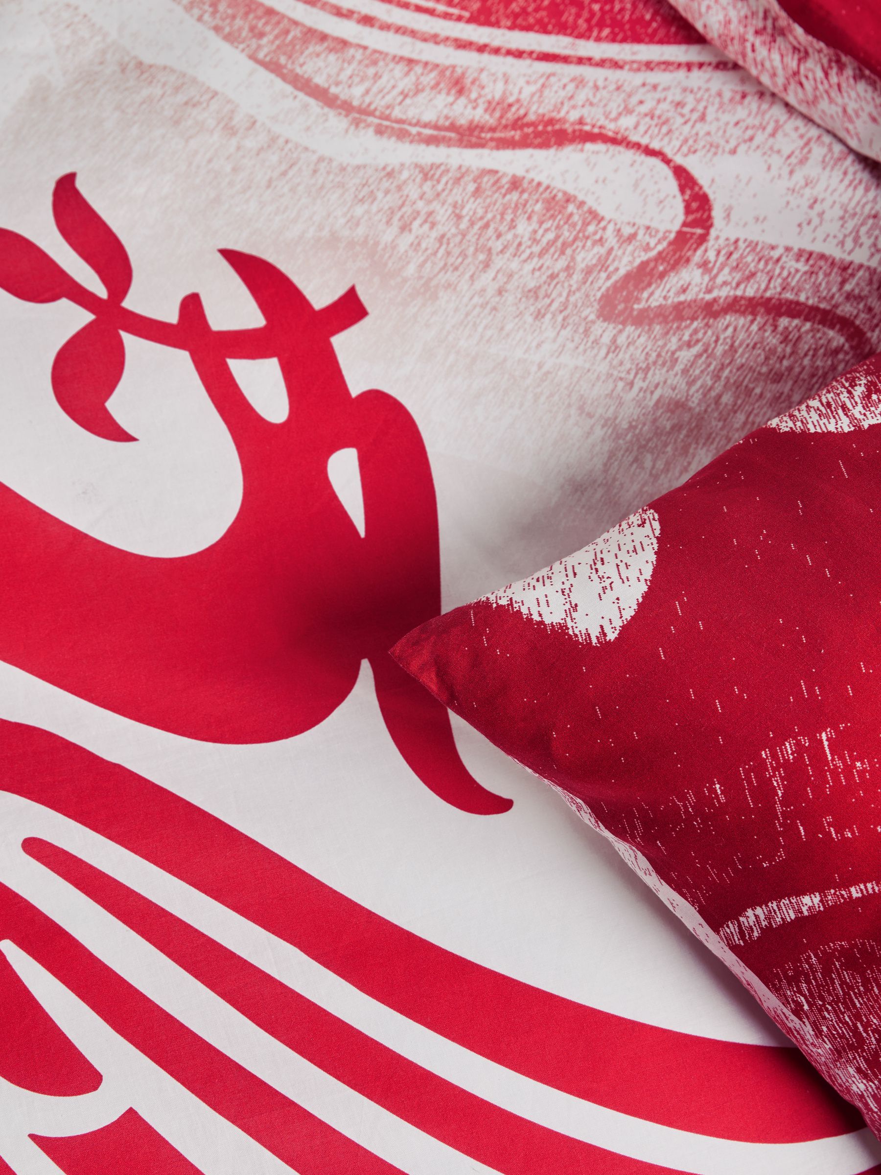 Buy Red Liverpool FC 100% Cotton Duvet Cover and Pillowcase Set from ...