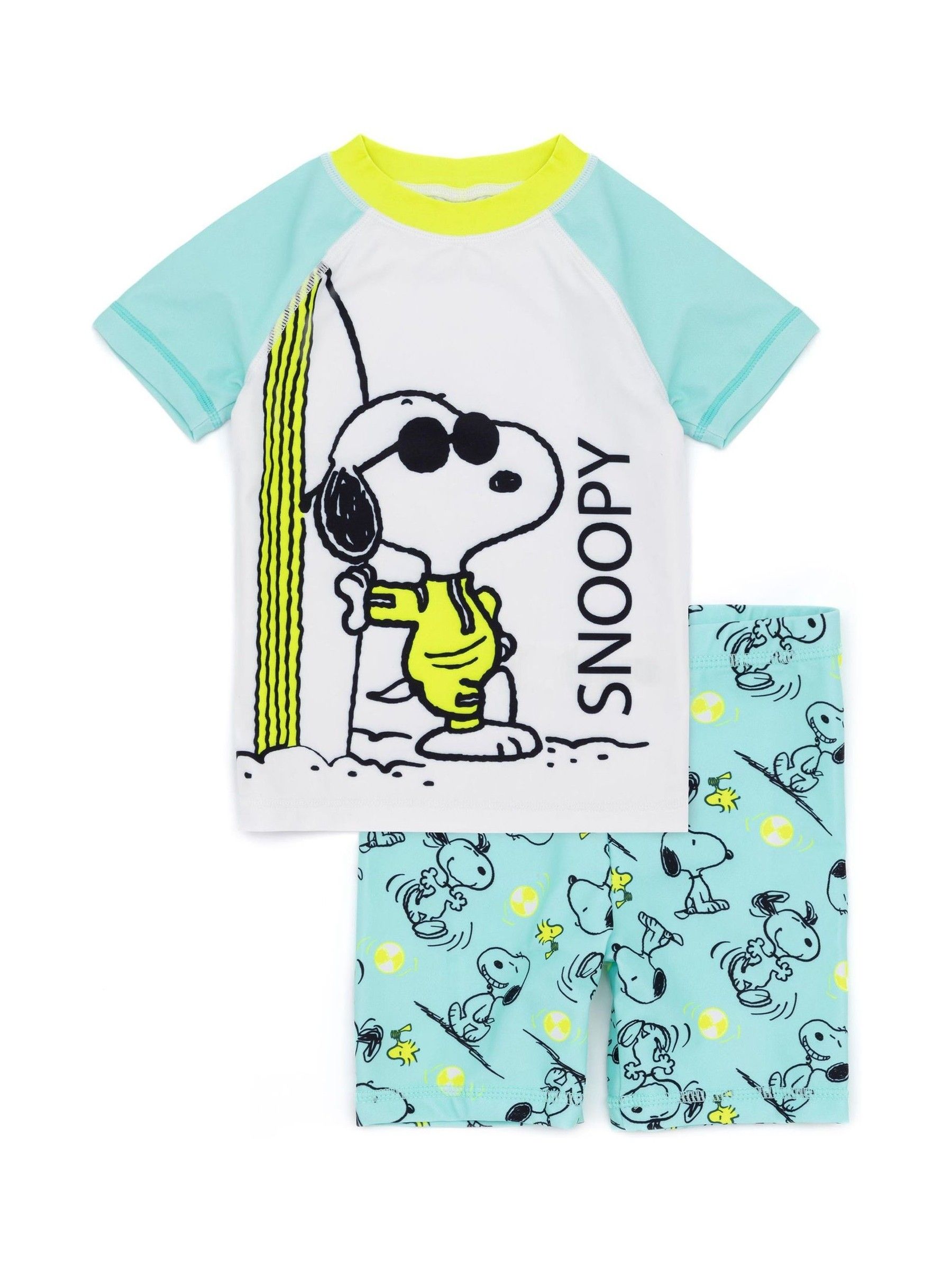 Buy Vanilla Underground Blue Snoopy 2 Piece Swim Set from the Next UK ...
