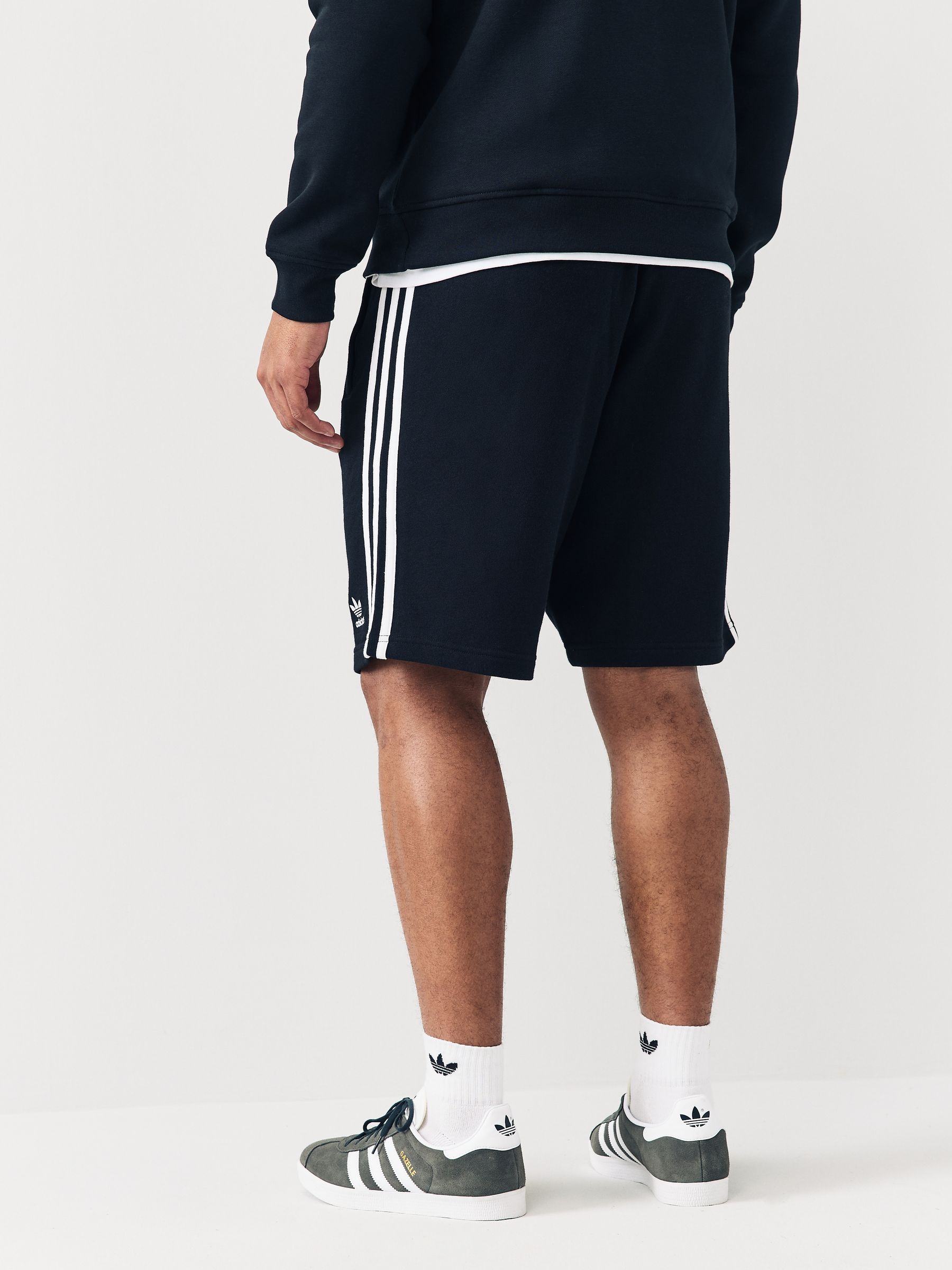 Buy adidas Originals Black Adicolor 3-Stripes Shorts from the Next UK ...