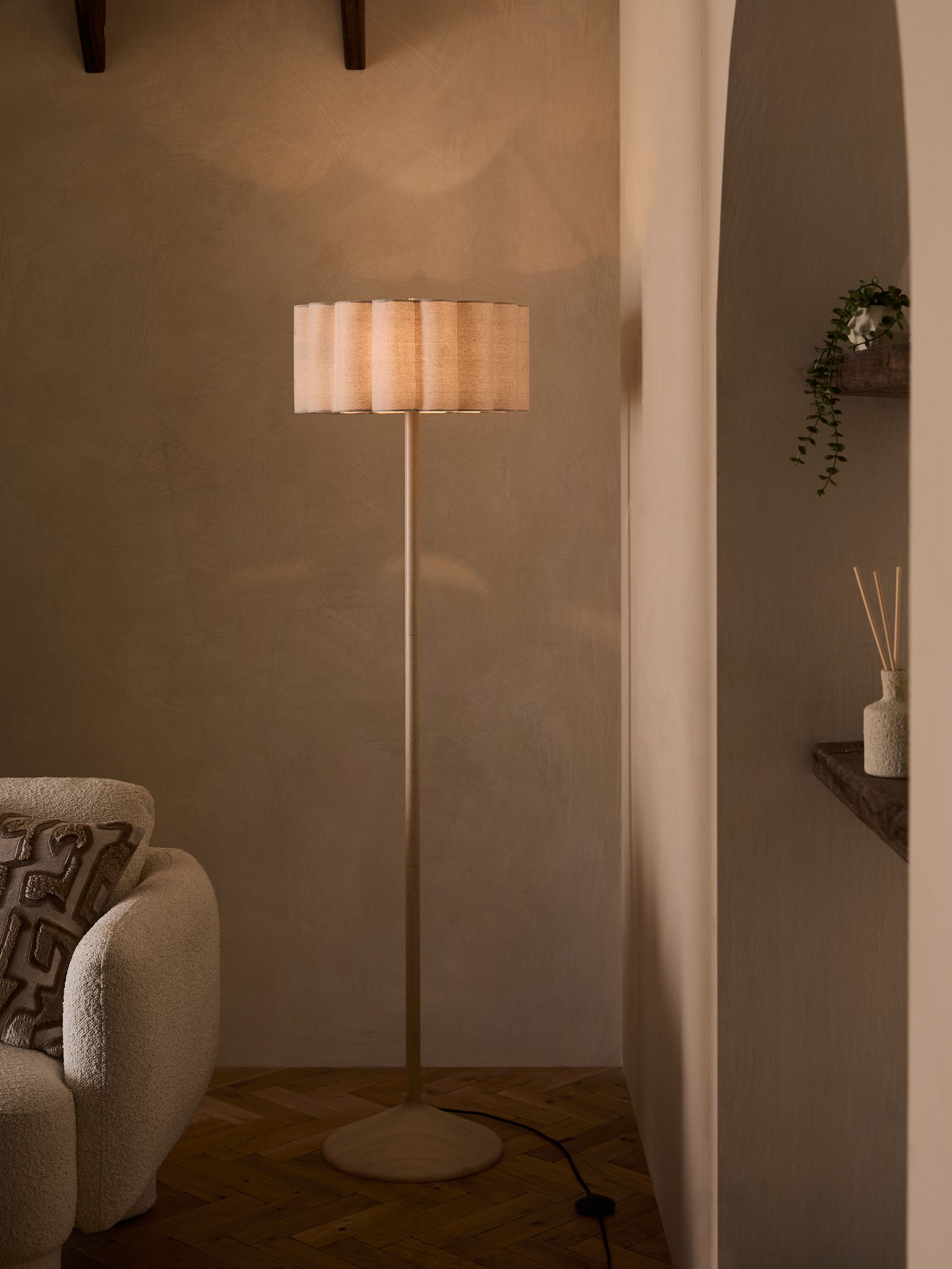 Buy Natural Larson Floor Lamp from the Next UK online shop