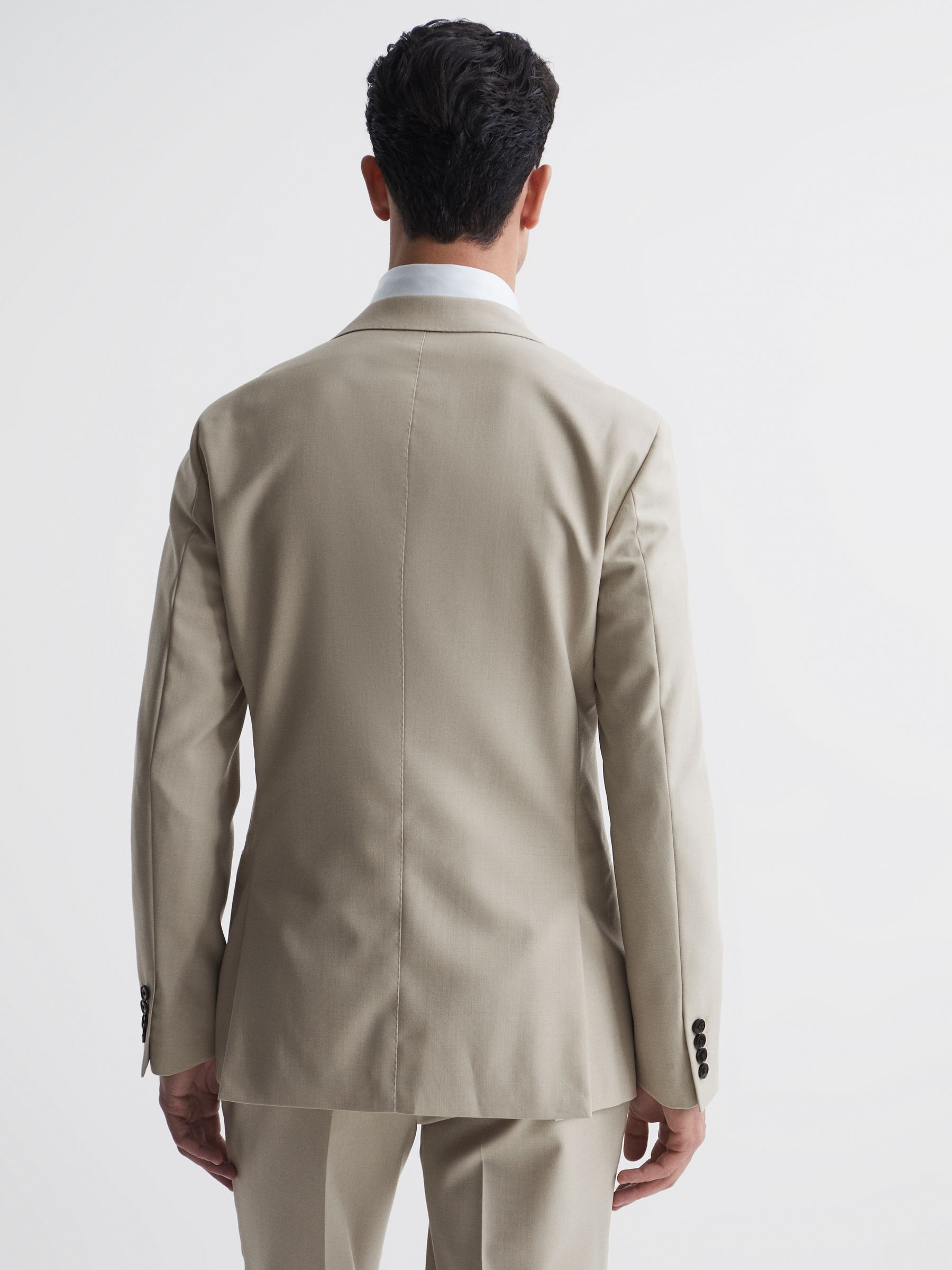 Buy Reiss Stone Fine Modern Fit Single Breasted Wool Blazer from the ...