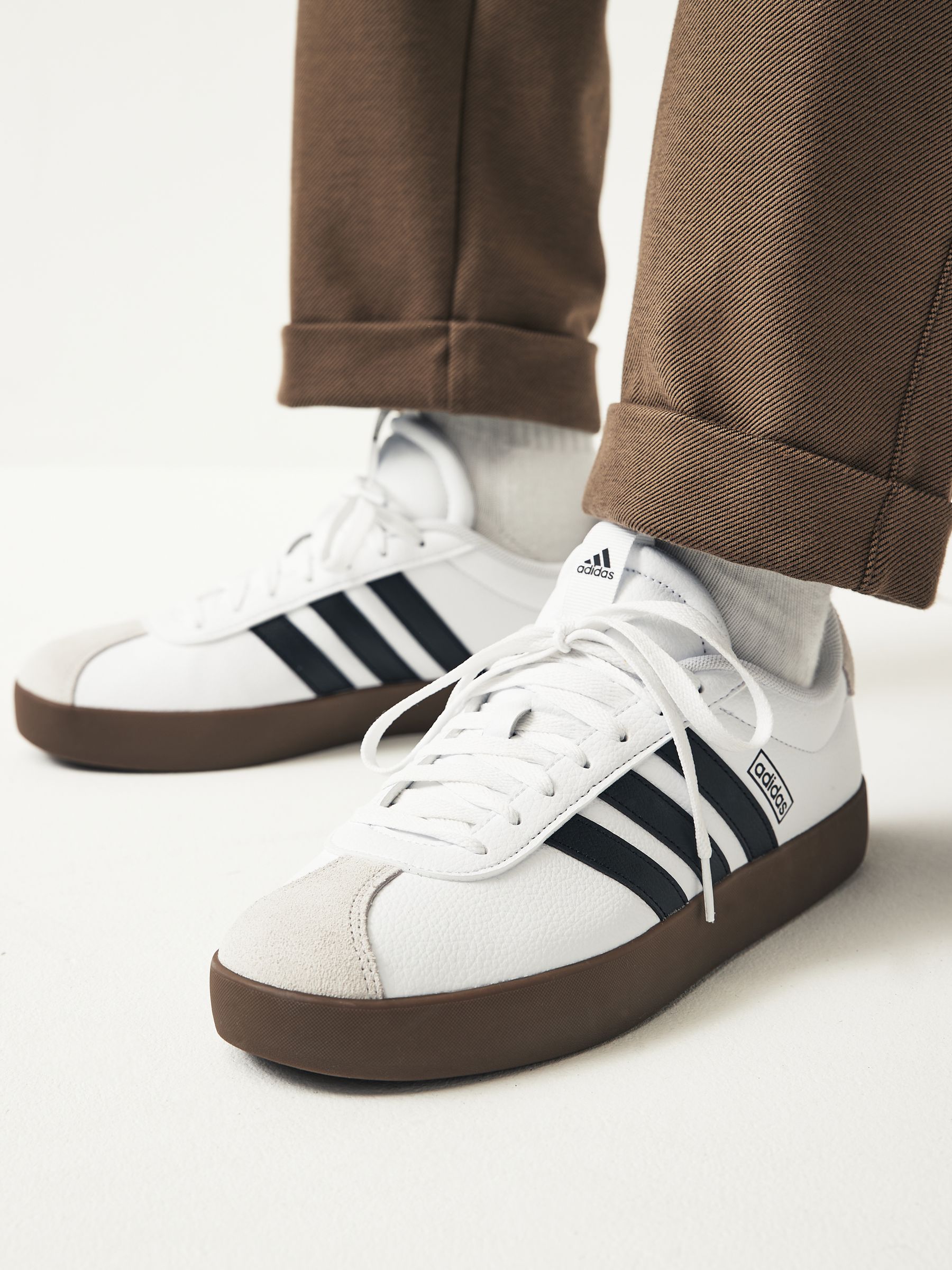Buy adidas White/Black Vl Court 3.0 Trainers from the Next UK online shop