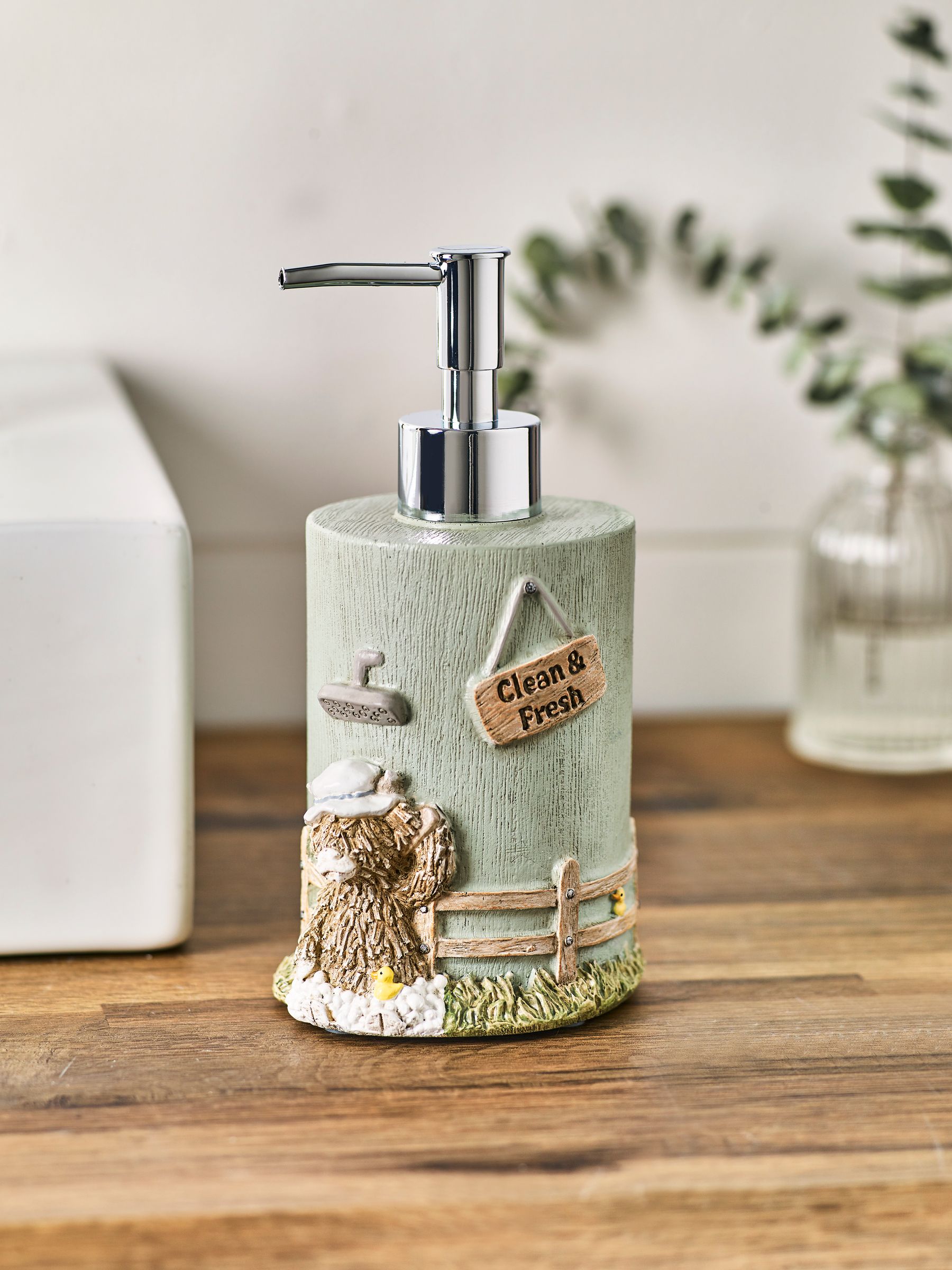 Buy Sage Green Hamish Soap Dispenser from the Next UK online shop