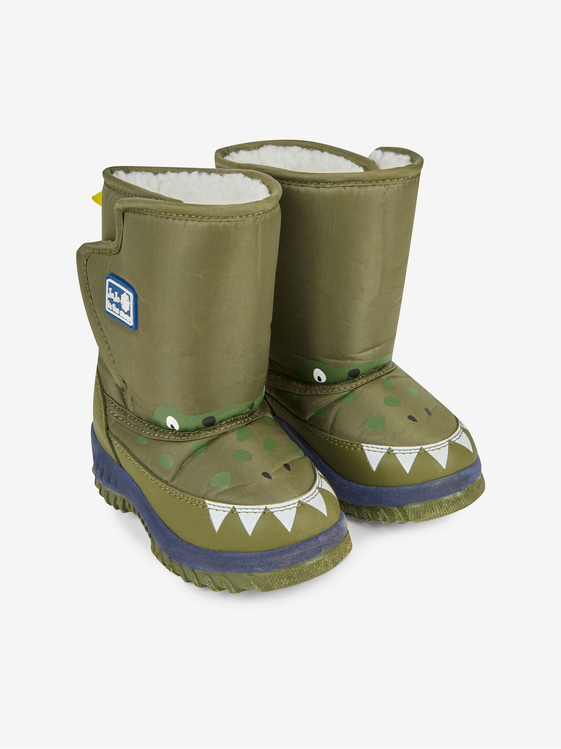 Buy JoJo Maman Bébé Green Dino Snow Boots from the Next UK online shop