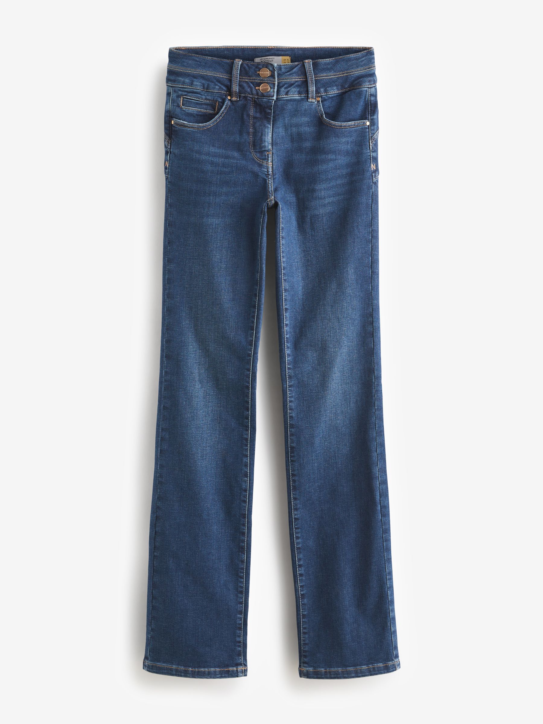 Buy Mid Blue Wash Lift Slim And Shape Bootcut Jeans from the Next UK ...