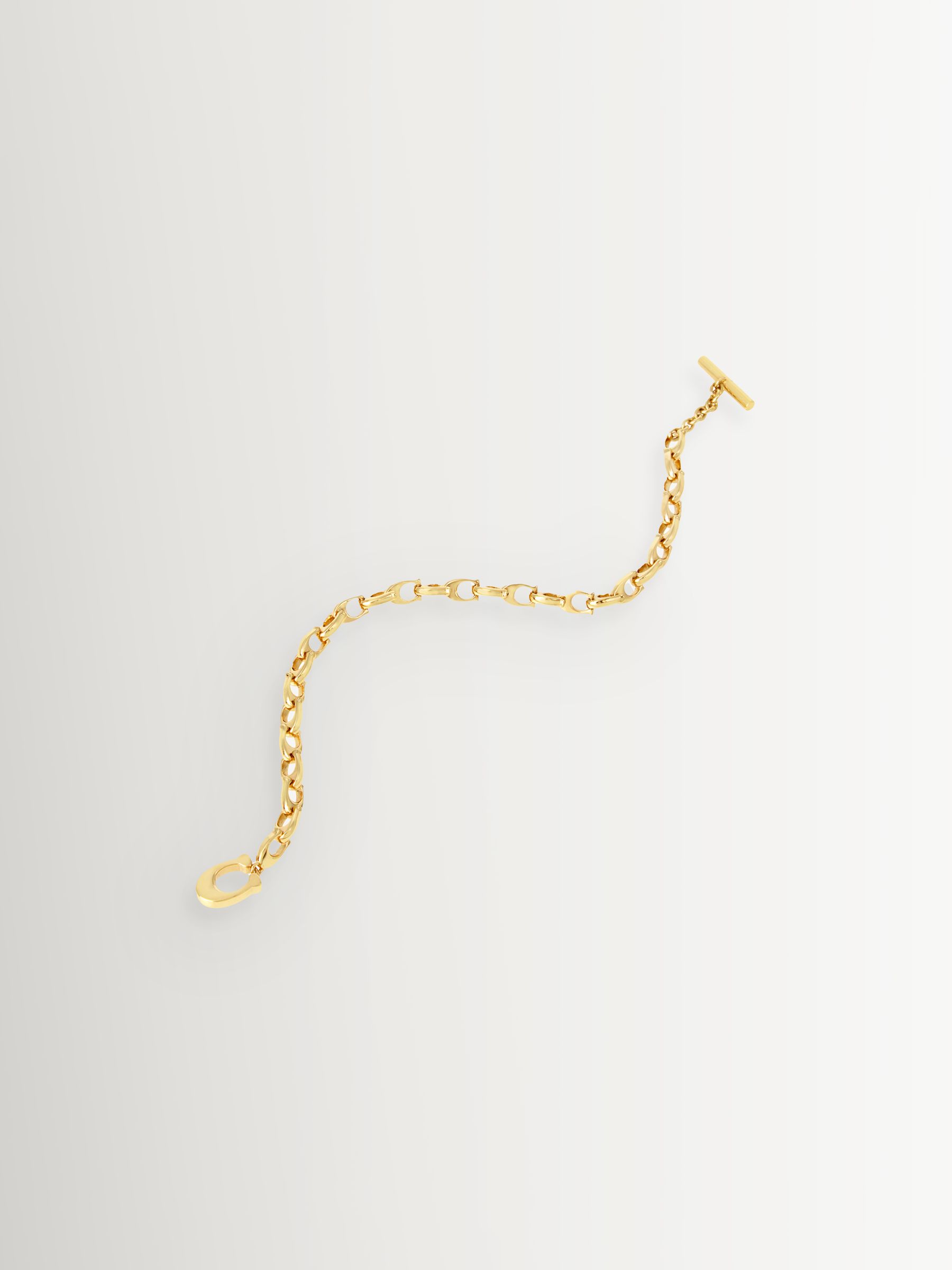 Buy COACH Gold Tone Signature Link Bracelet from the Next UK online shop