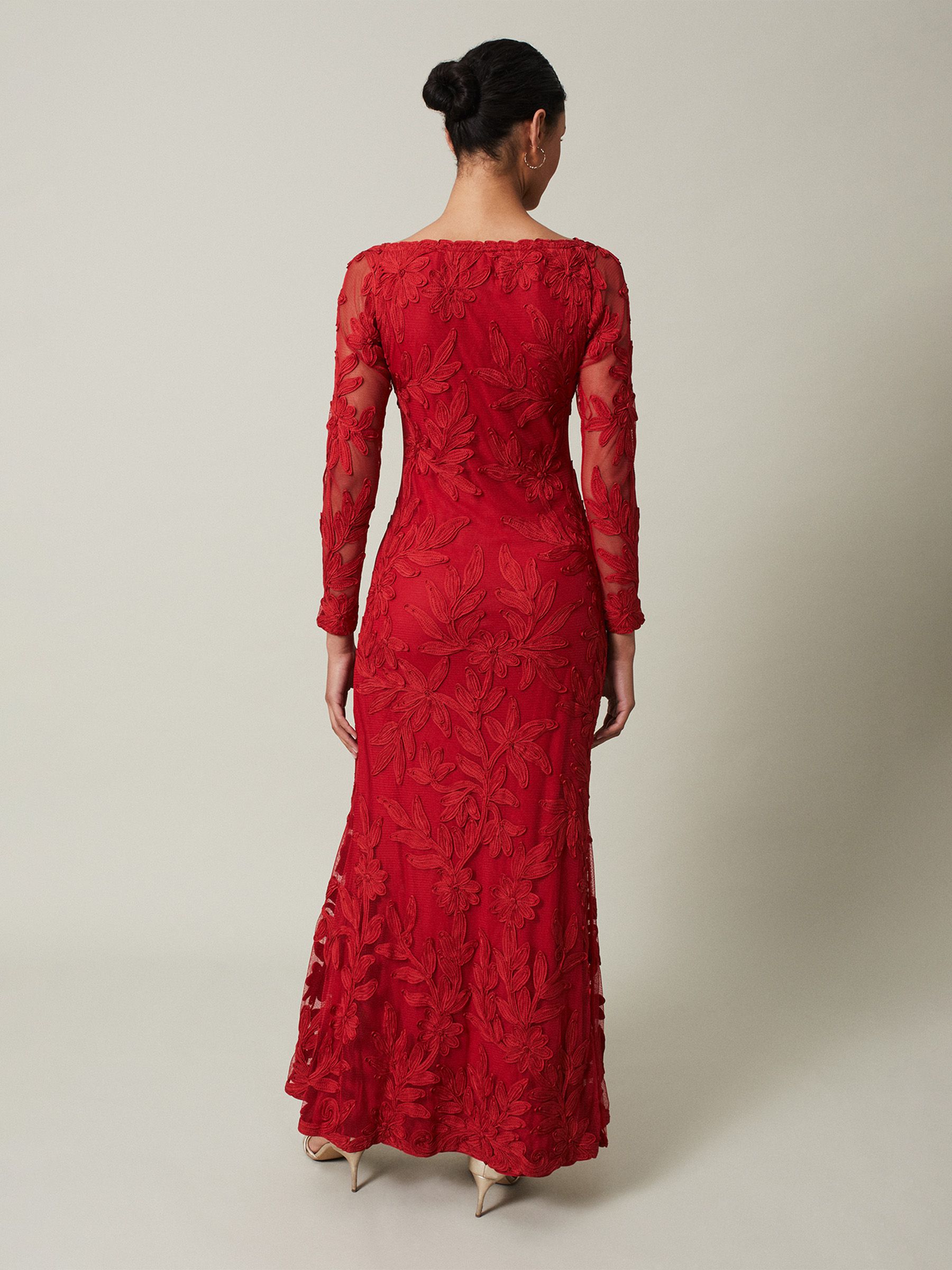 Buy Phase Eight Red Alicia Tapework Maxi Dress from the Next UK online shop