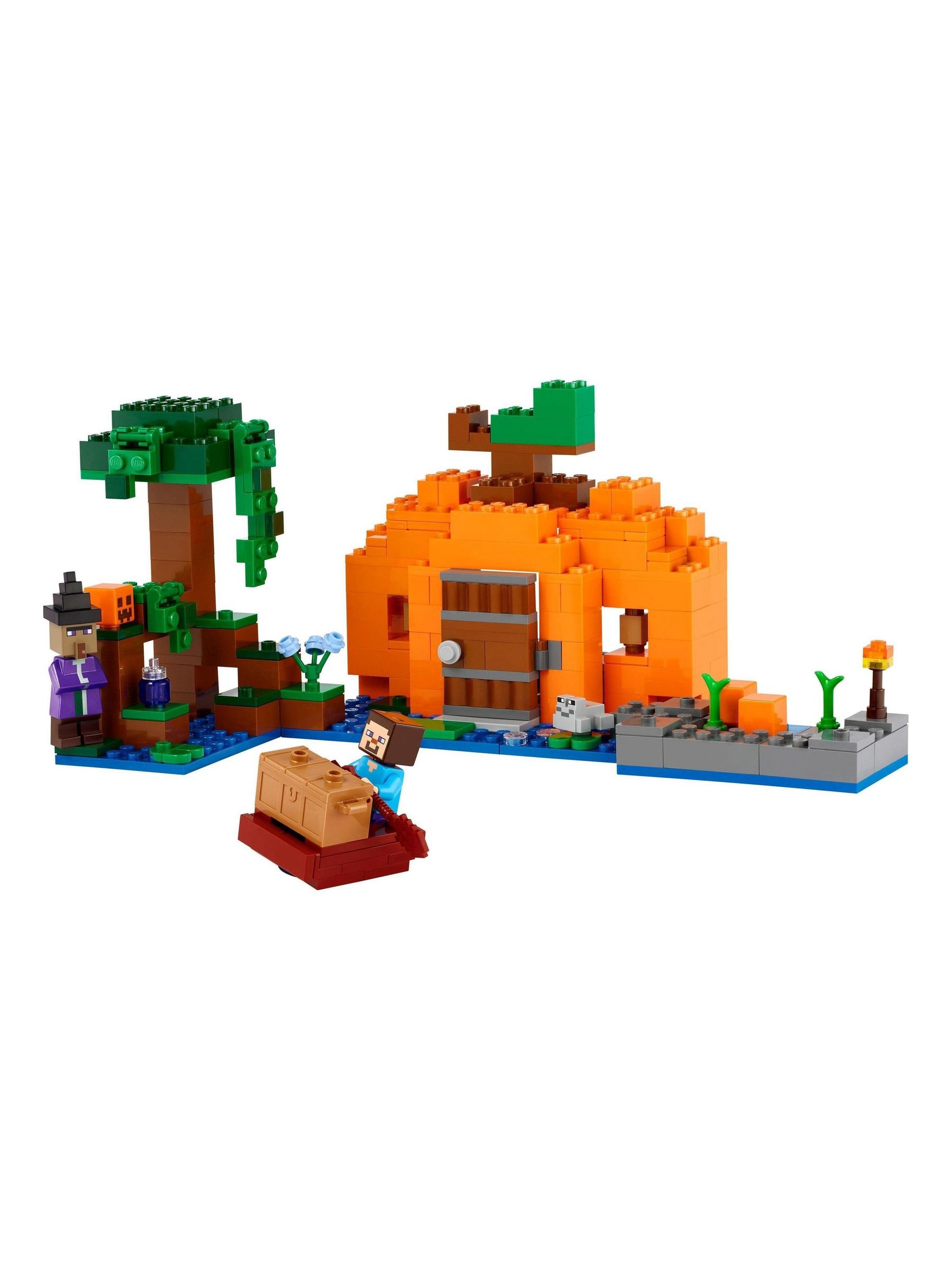 Buy LEGO Minecraft The Pumpkin Farm Set with Steve Figure 21248 from the Next UK online shop