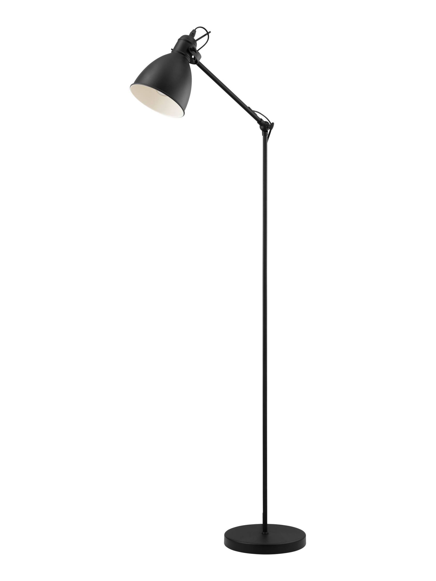 Buy Eglo Black Priddy Steel Adjustable Floor Lamp from the Next UK ...