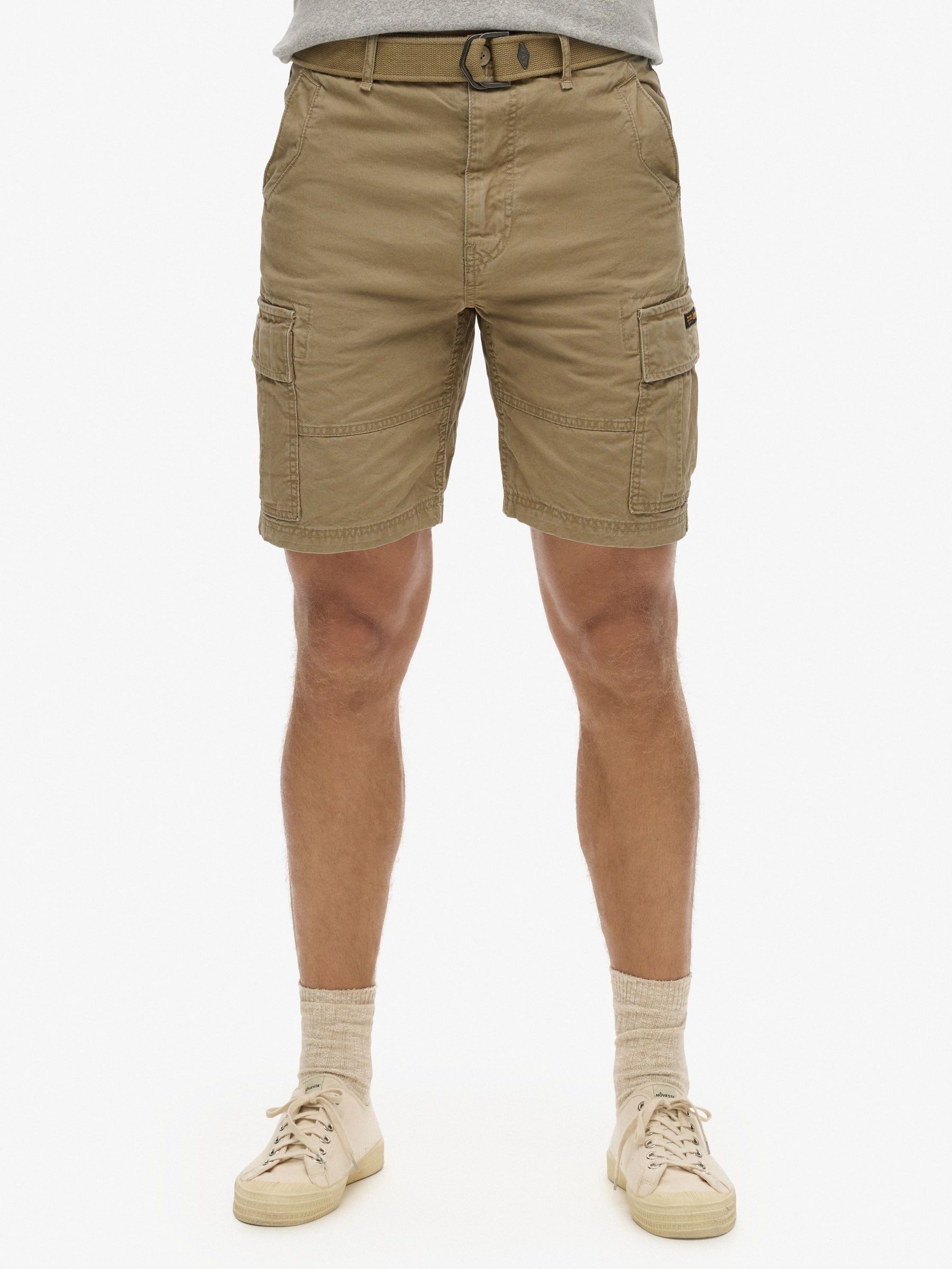 Buy Superdry Brown Chrome Heavy Cargo 100% Cotton Shorts from the Next ...