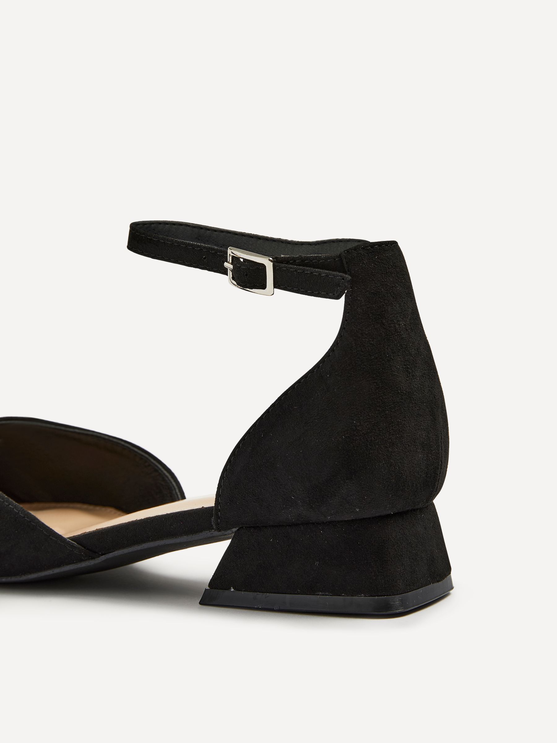 Buy Linzi Black Wide Fit Dolly Low Block Court Heels from the Next UK ...