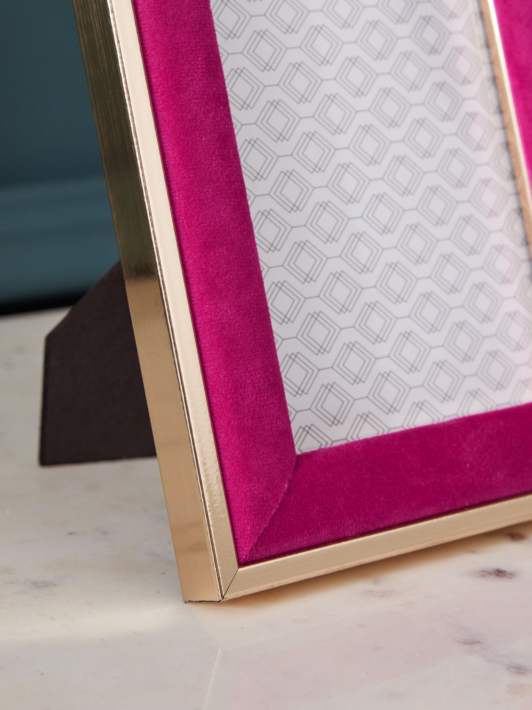 Buy Pink Velvet Picture Frame from the Next UK online shop