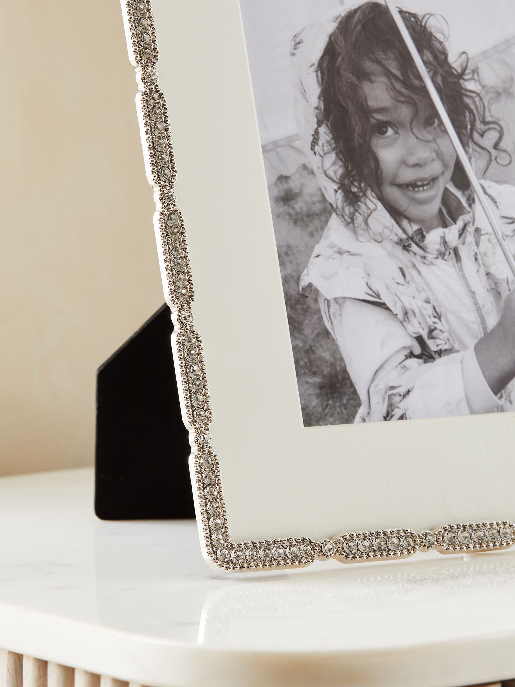 Buy Silver Metal Diamante Photo Frame from the Next UK online shop