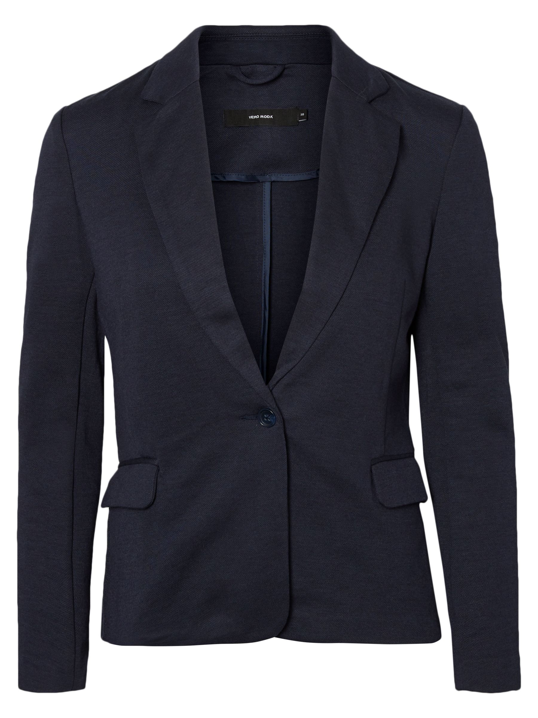Buy VERO MODA Navy Fitted Blazer from the Next UK online shop