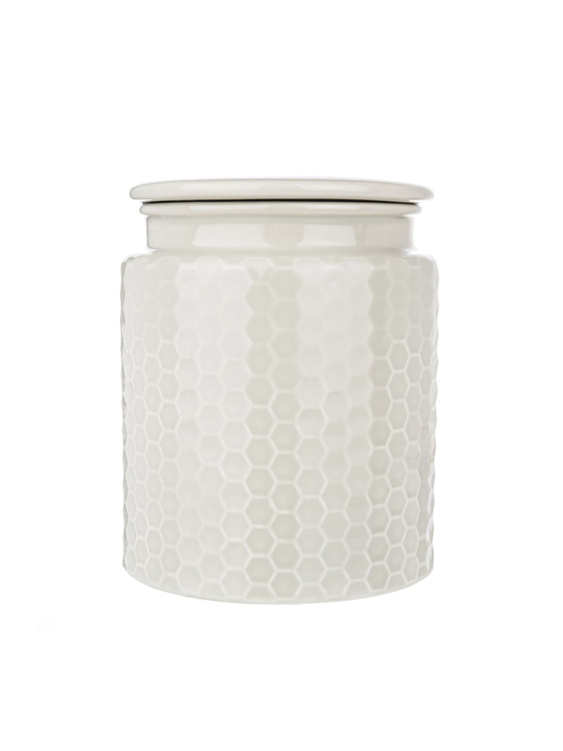 Buy Kitchen Pantry Grey Set of 2 Storage Canisters Small and Large from ...