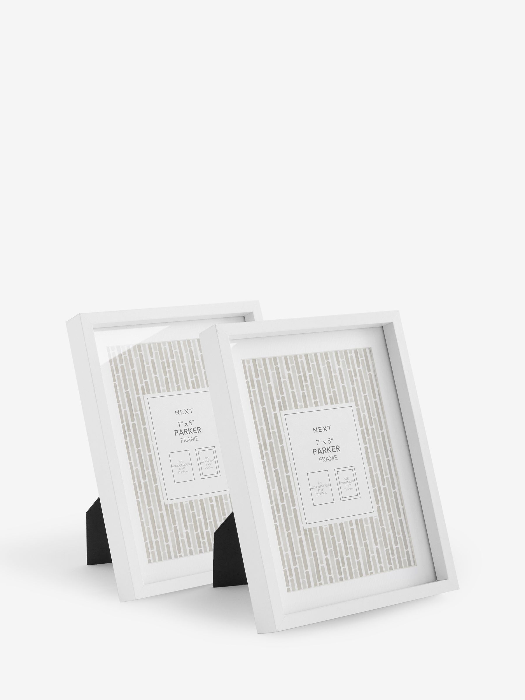 Buy Set of 2 White Parker Photo Frames from the Next UK online shop