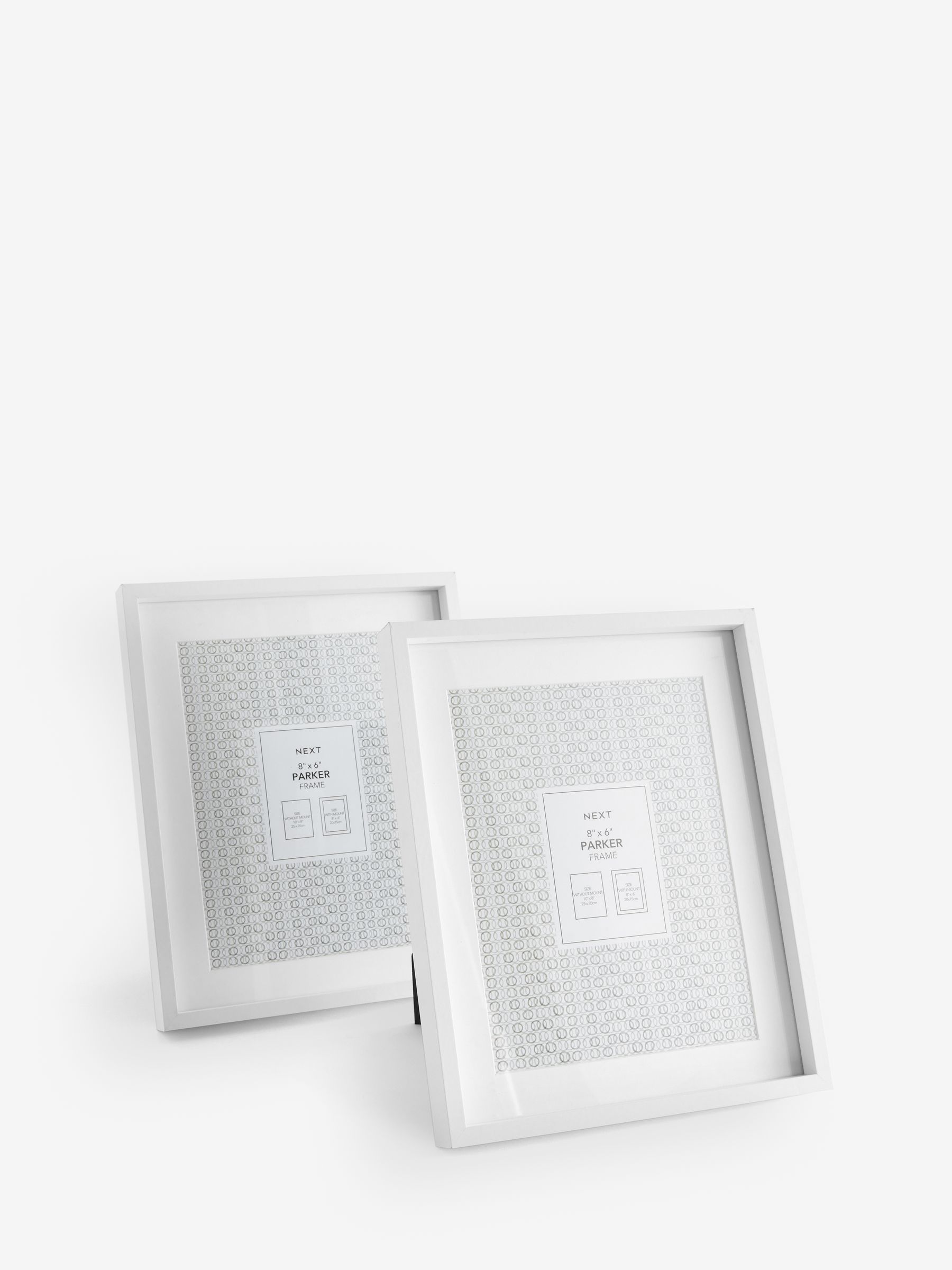 Buy Set of 2 White Parker Photo Frames from the Next UK online shop