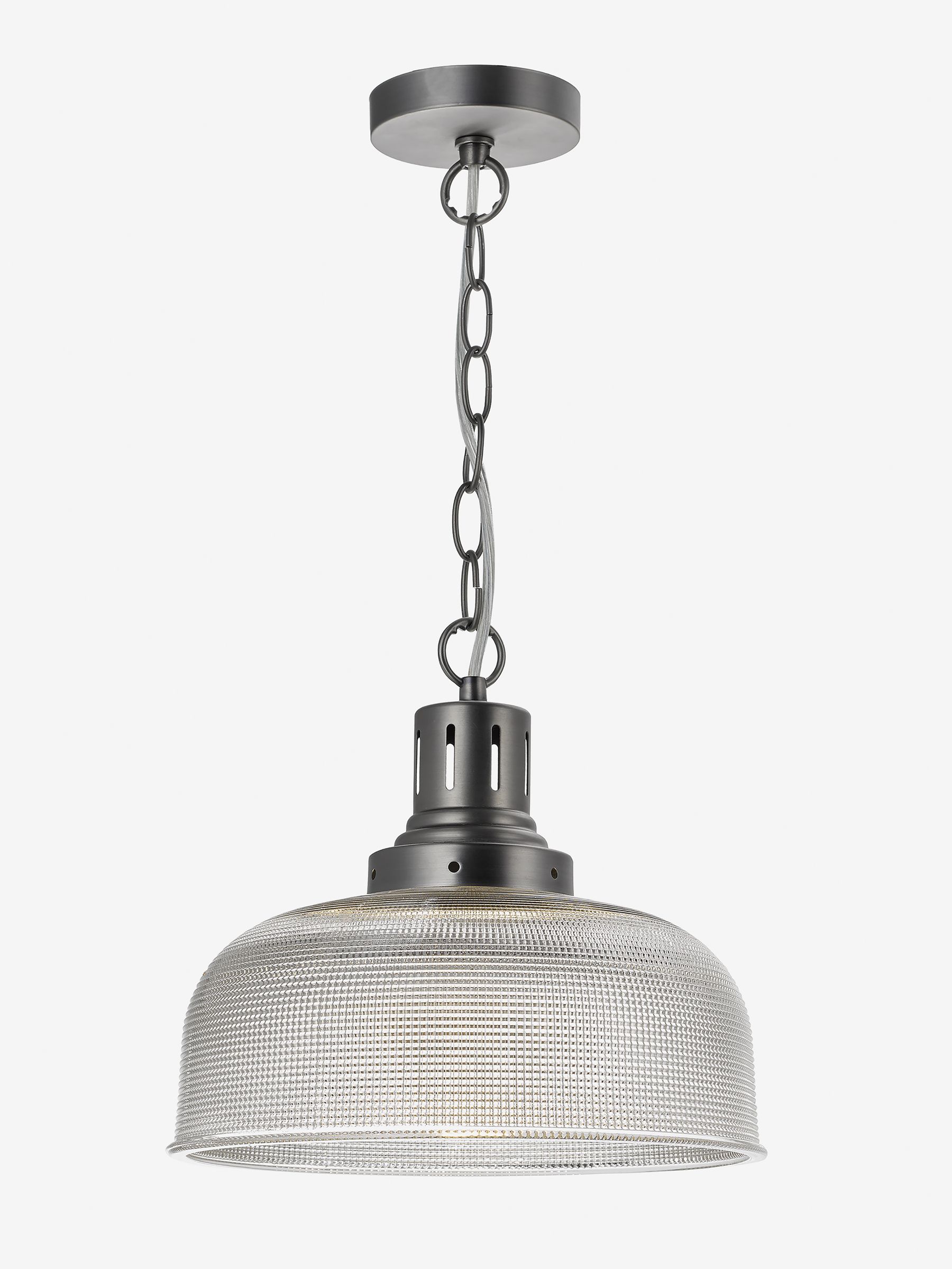 Buy Dar Lighting Chrome Tack Single Pendant Ceiling Light Antique ...