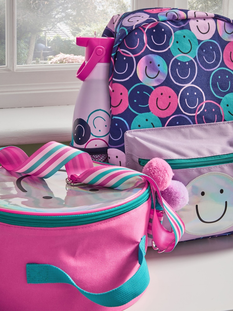 smiley face backpack uk