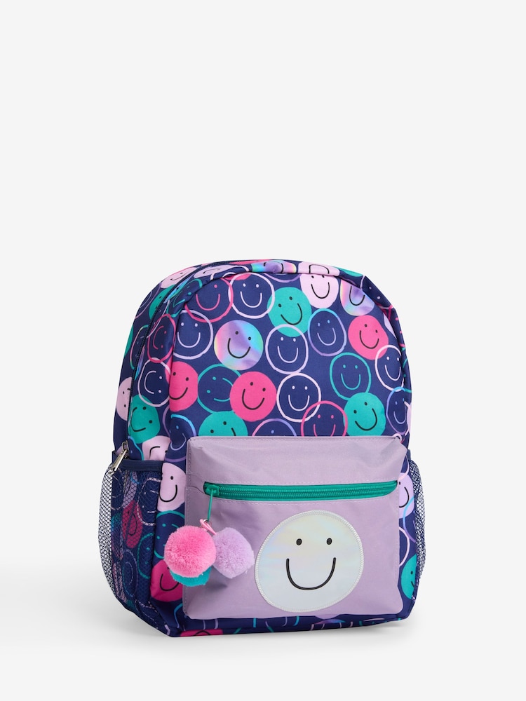 smiley face backpack uk