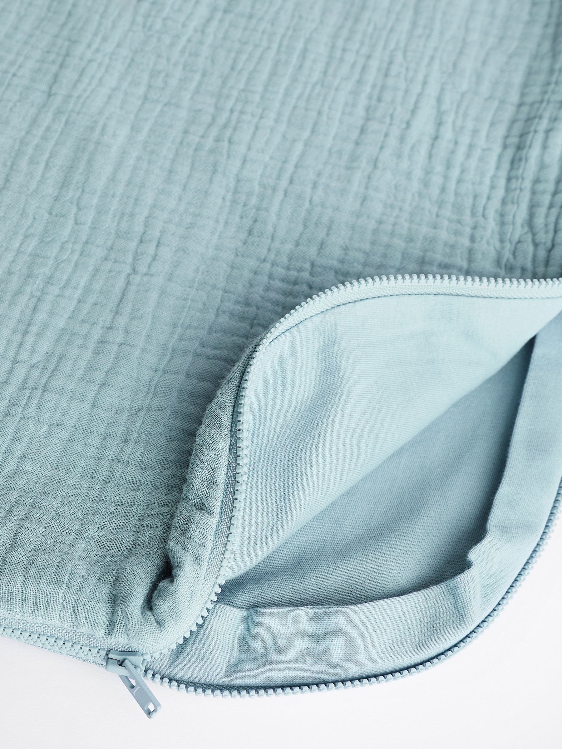 Buy Blue Muslin 1 Tog Baby 100% Cotton Sleep Bag from Next United Arab ...