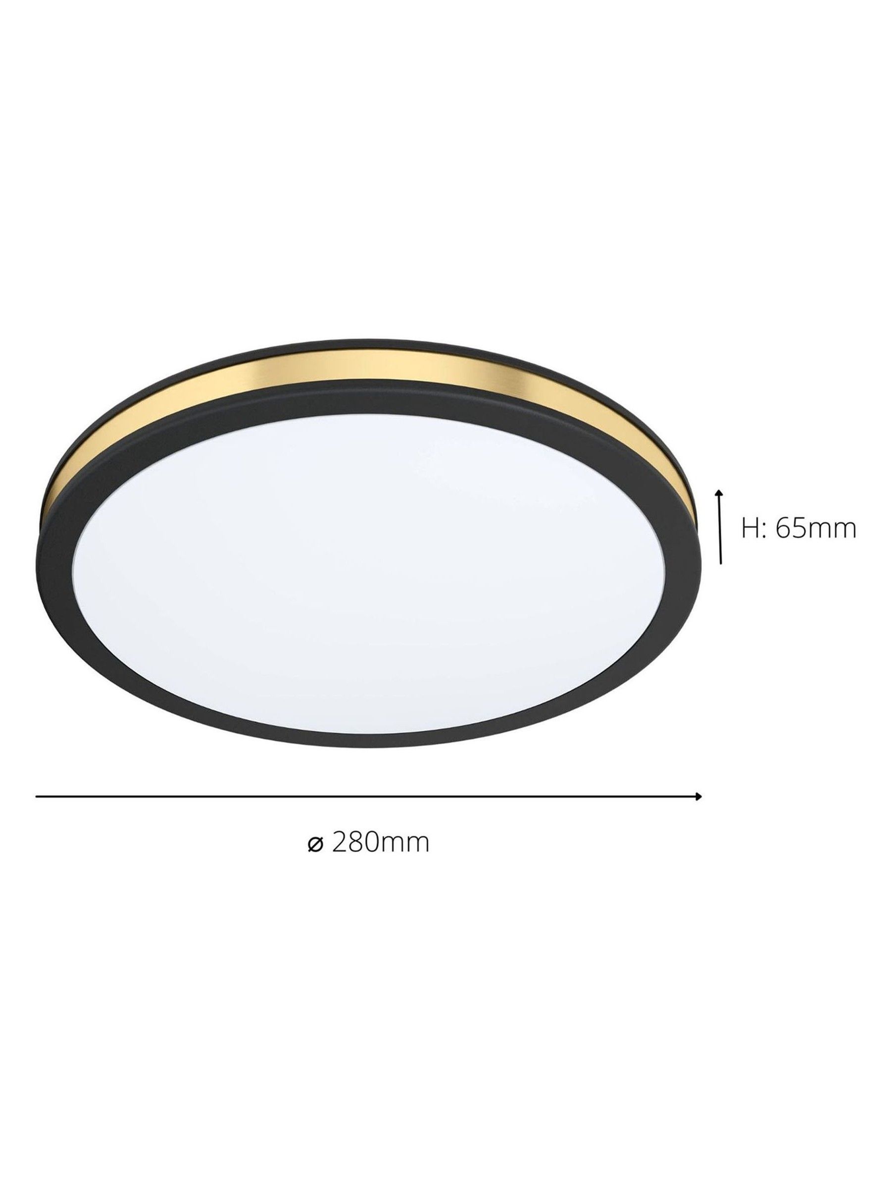 Buy Eglo Black Pescaito LED Flush Round Ceiling Light from the Next UK ...