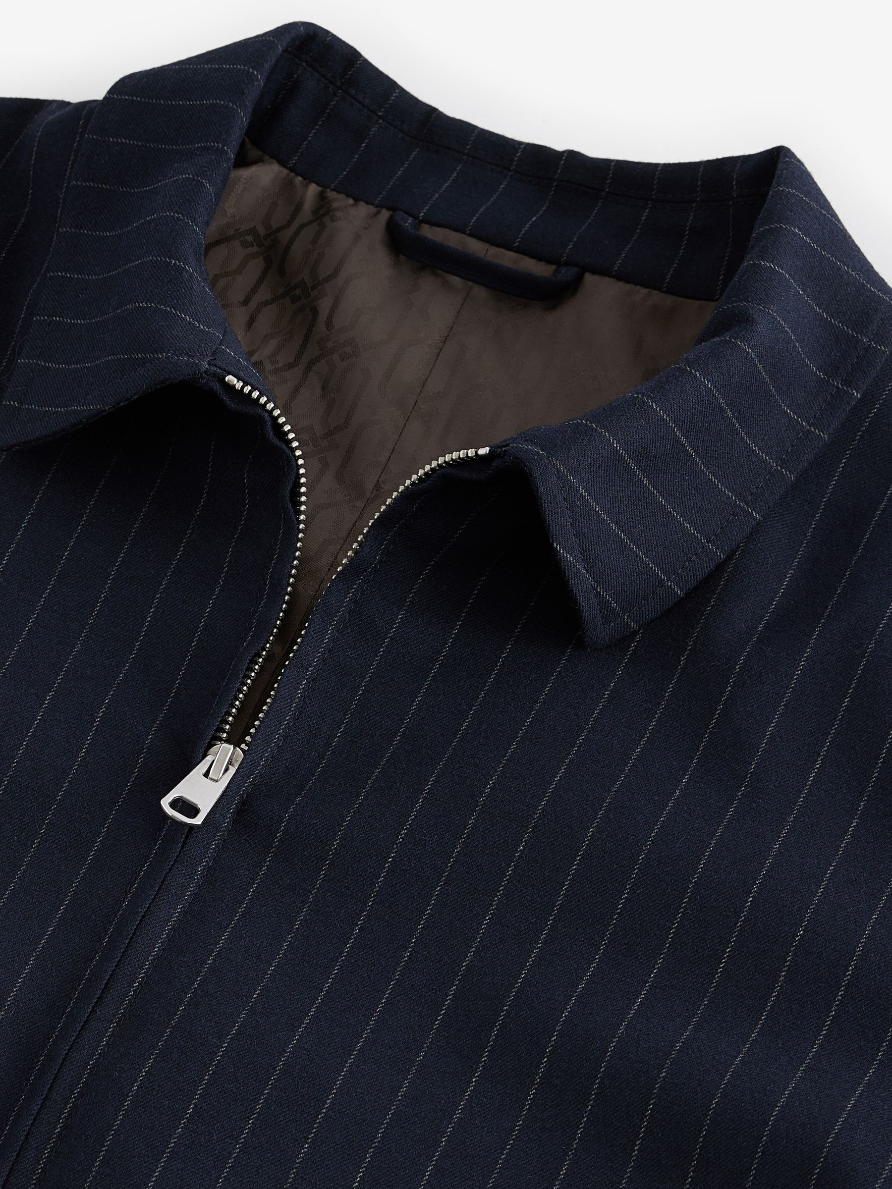 Buy Navy Blue Stripe Formal Shacket from the Next UK online shop
