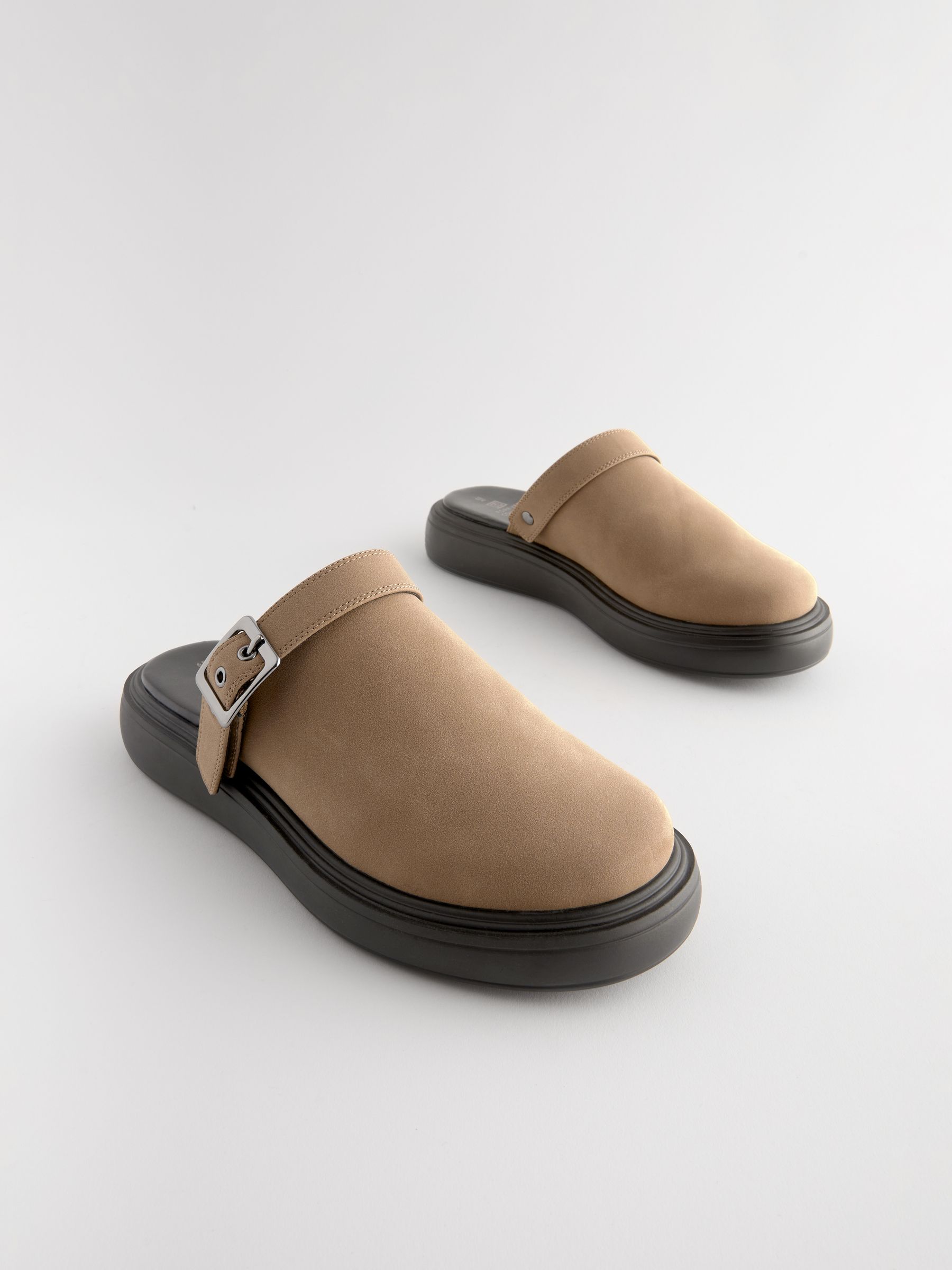 Buy Mink Brown Forever Comfort® Sling Back Buckle Clogs from the Next ...