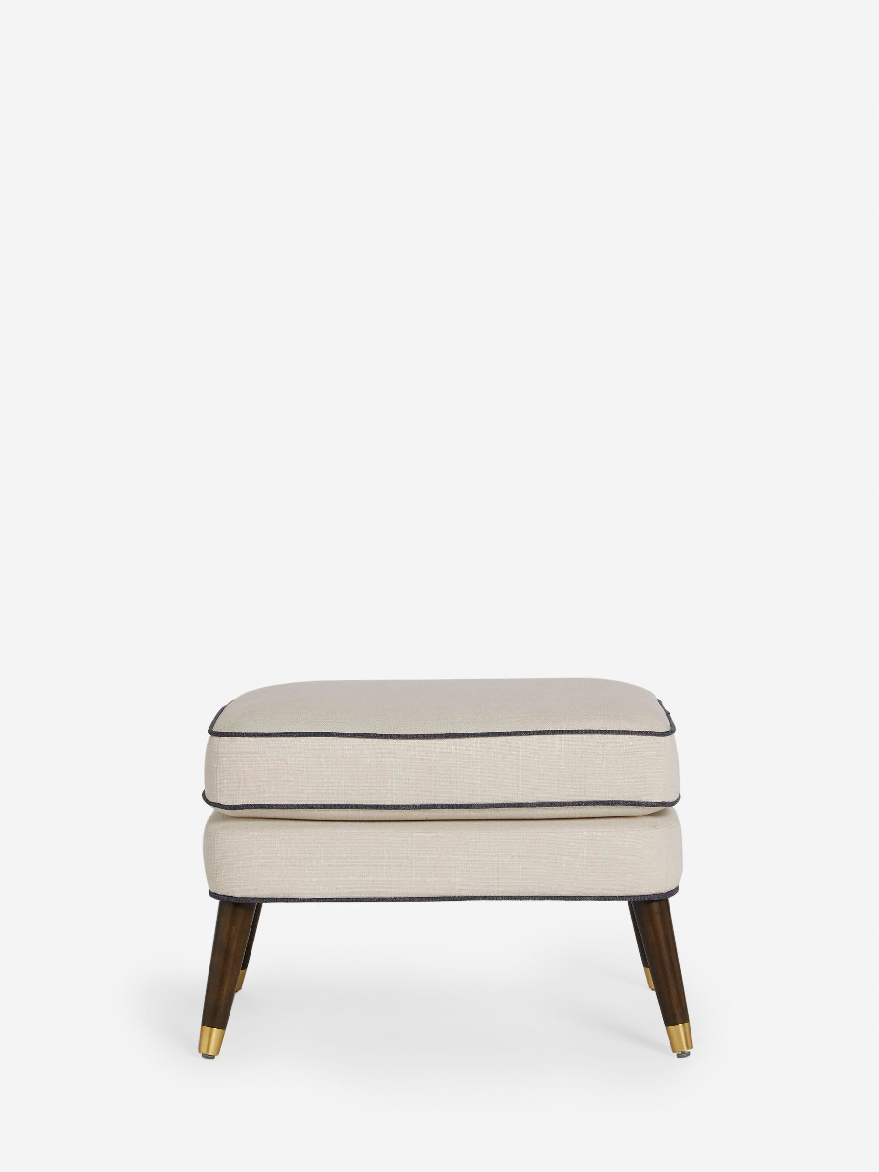 Buy Nina Campbell Clabon Natural Rosebury Footstool from the Next UK ...