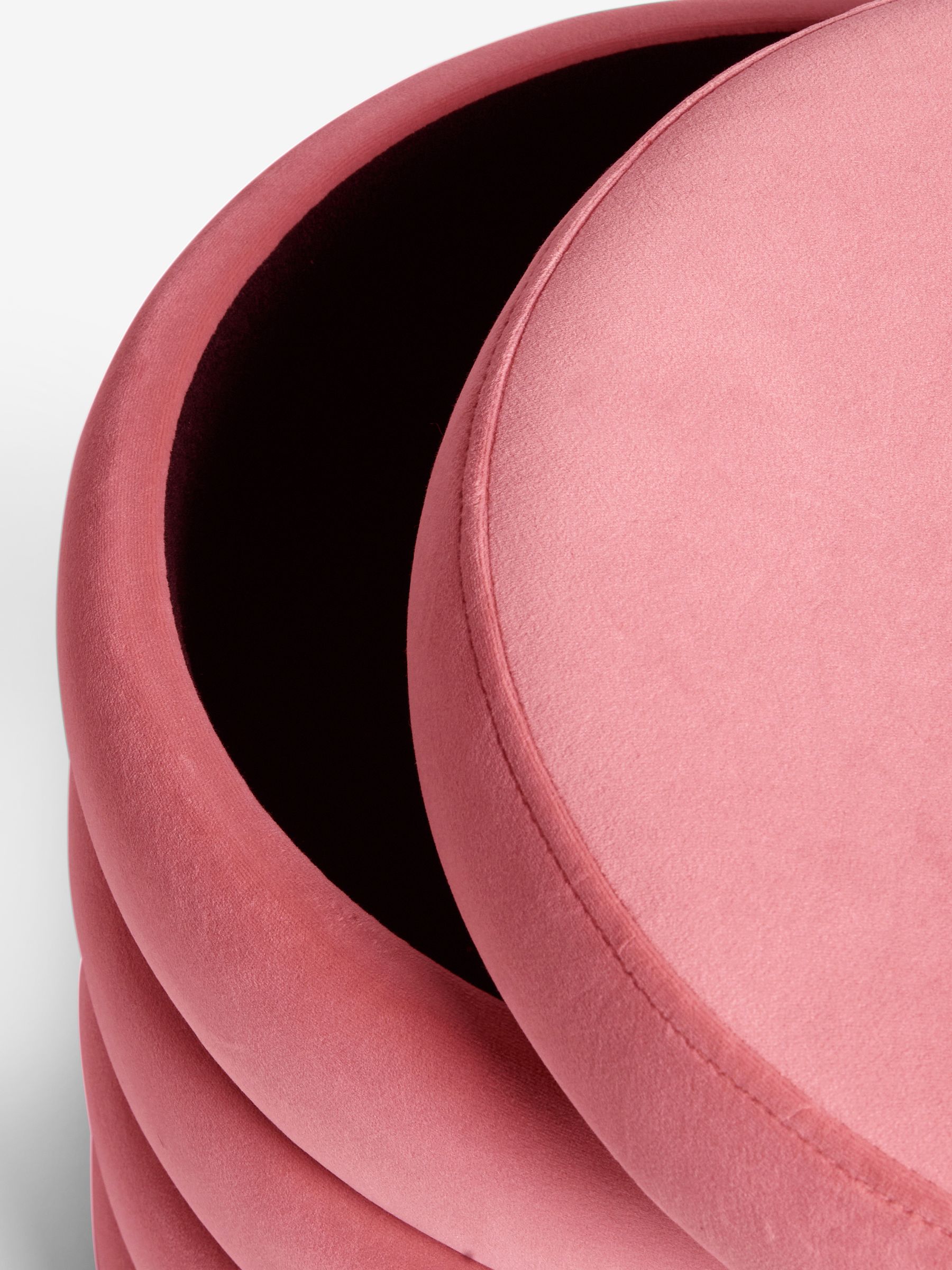 Buy Soft Velvet Raspberry Pink Stella Storage Stool from the Next UK ...