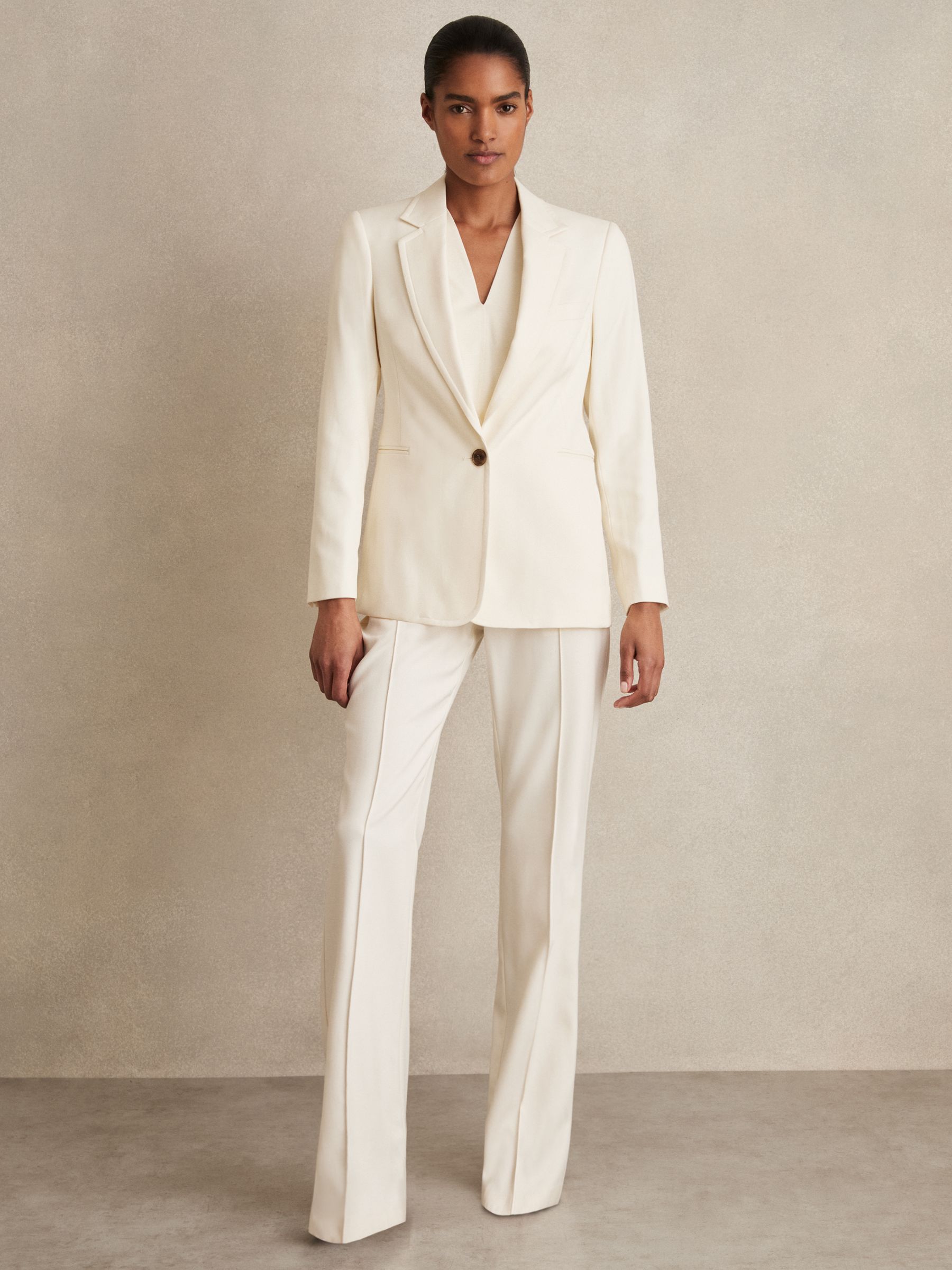 Buy Reiss Cream Oe Amber Single-Breasted Suit Jacket from the Next UK ...